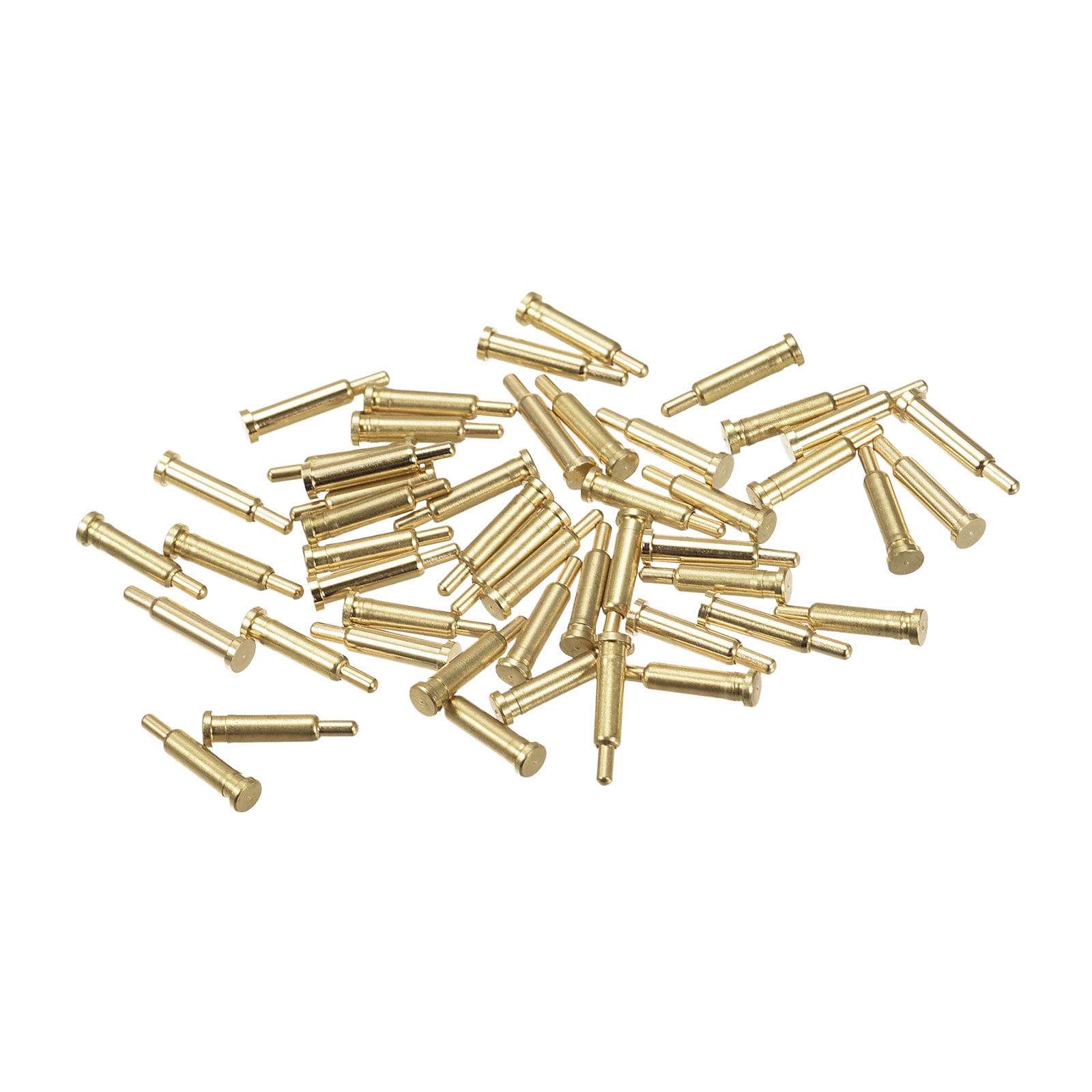 Uxcell Spring Test Probe Pin 50pcs 0.9mm Tip 8mm Height 1.5mm Full ...