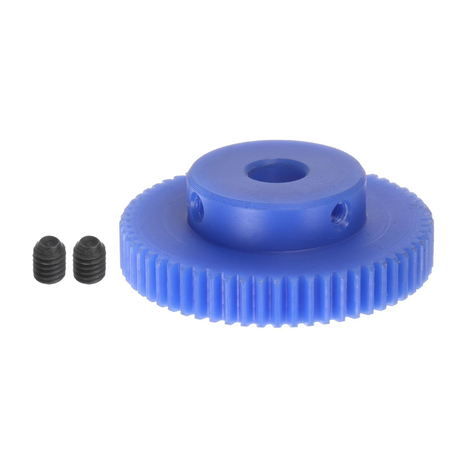 Uxcell Spur Gear 10mm Inner Hole Step Gear 60T Mod 1 Plastic Motor Gear ...