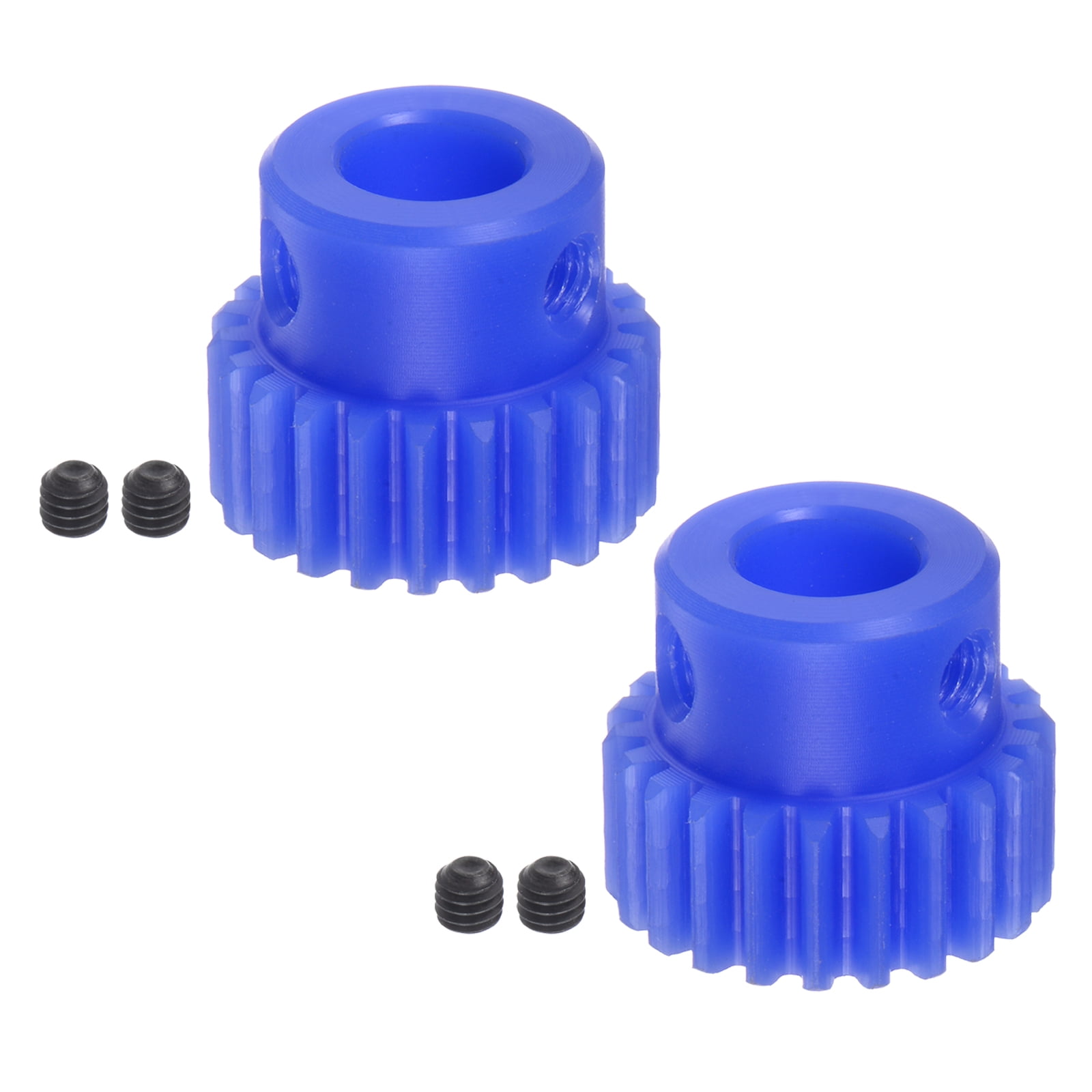 Uxcell Spur Gear 6mm Inner Hole Pinion Gear 22T Mod 1 Plastic Motor ...