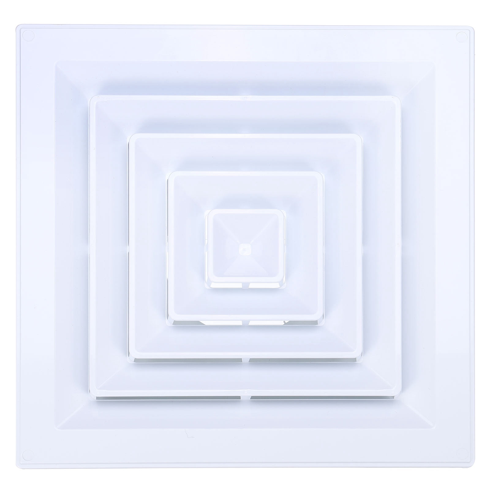 Uxcell Square Air Vent 15.7 x 15.7 inch, 1pcs Plastic Air Return Grille ...