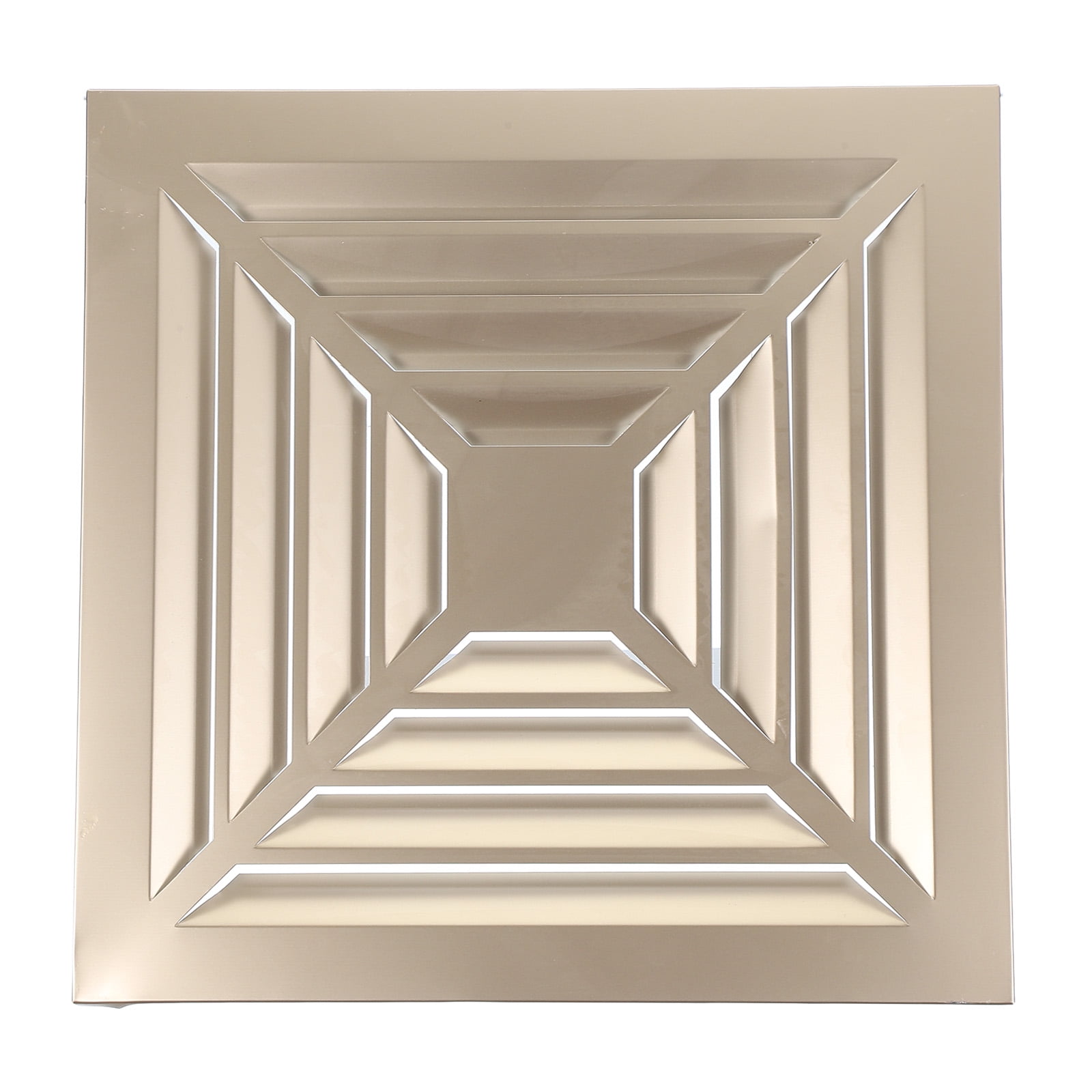 Uxcell Square Air Vent Cover, Aluminum Alloy Air Return Grille Sidewall ...