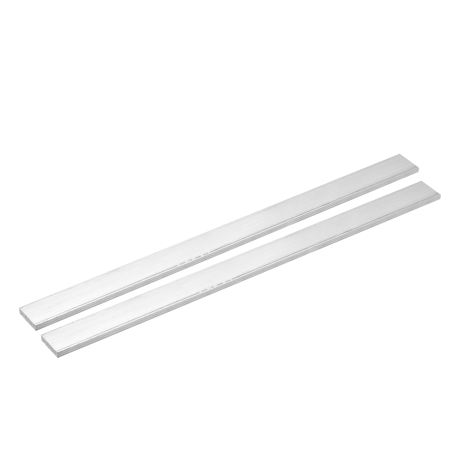 Uxcell Square Aluminum Flat Bar, 2Pcs 3/16" Thick 0.8" Width 12" Length ...