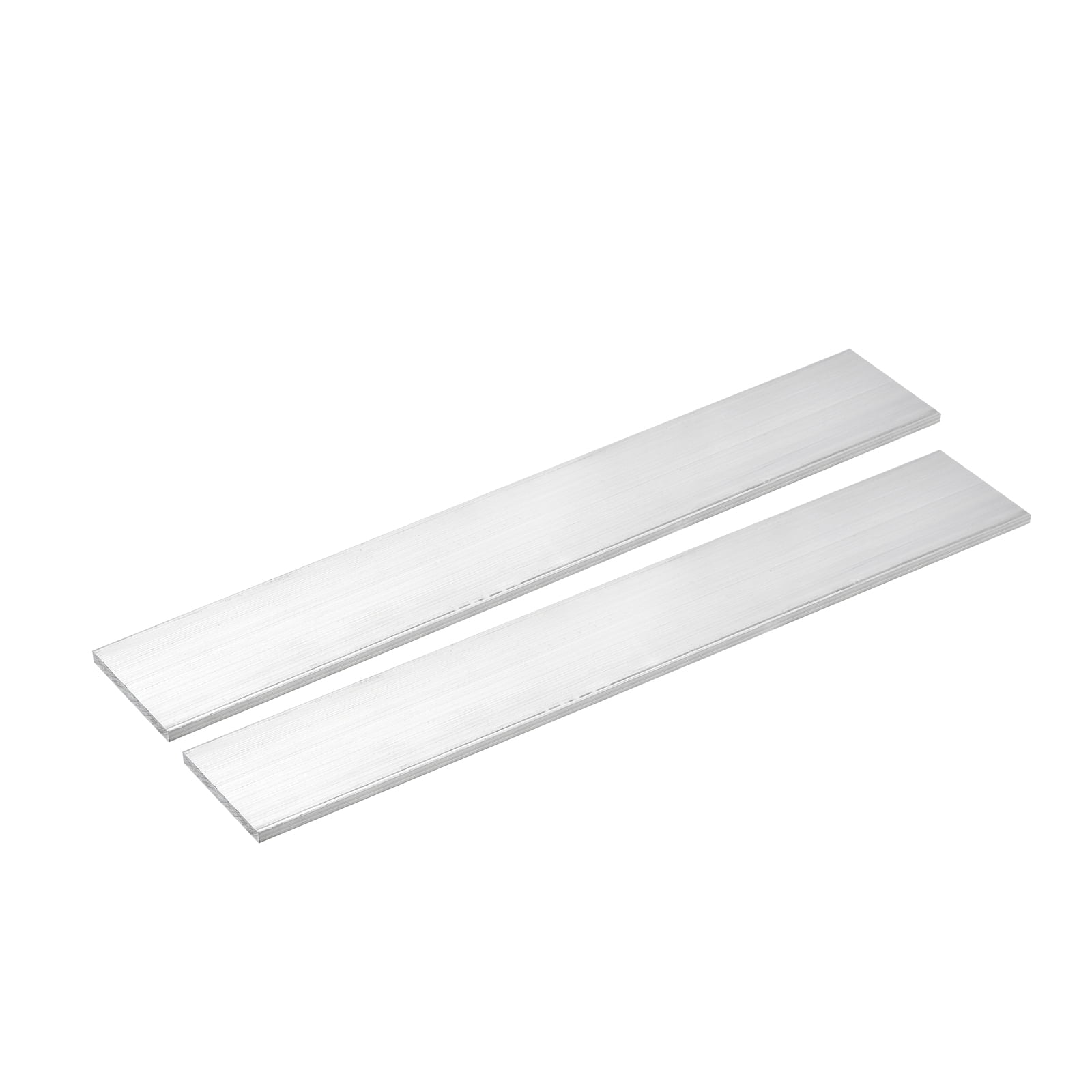 Uxcell Square Aluminum Flat Bar, 2Pcs 3/16" Thick 1.8" Width 12" Length ...