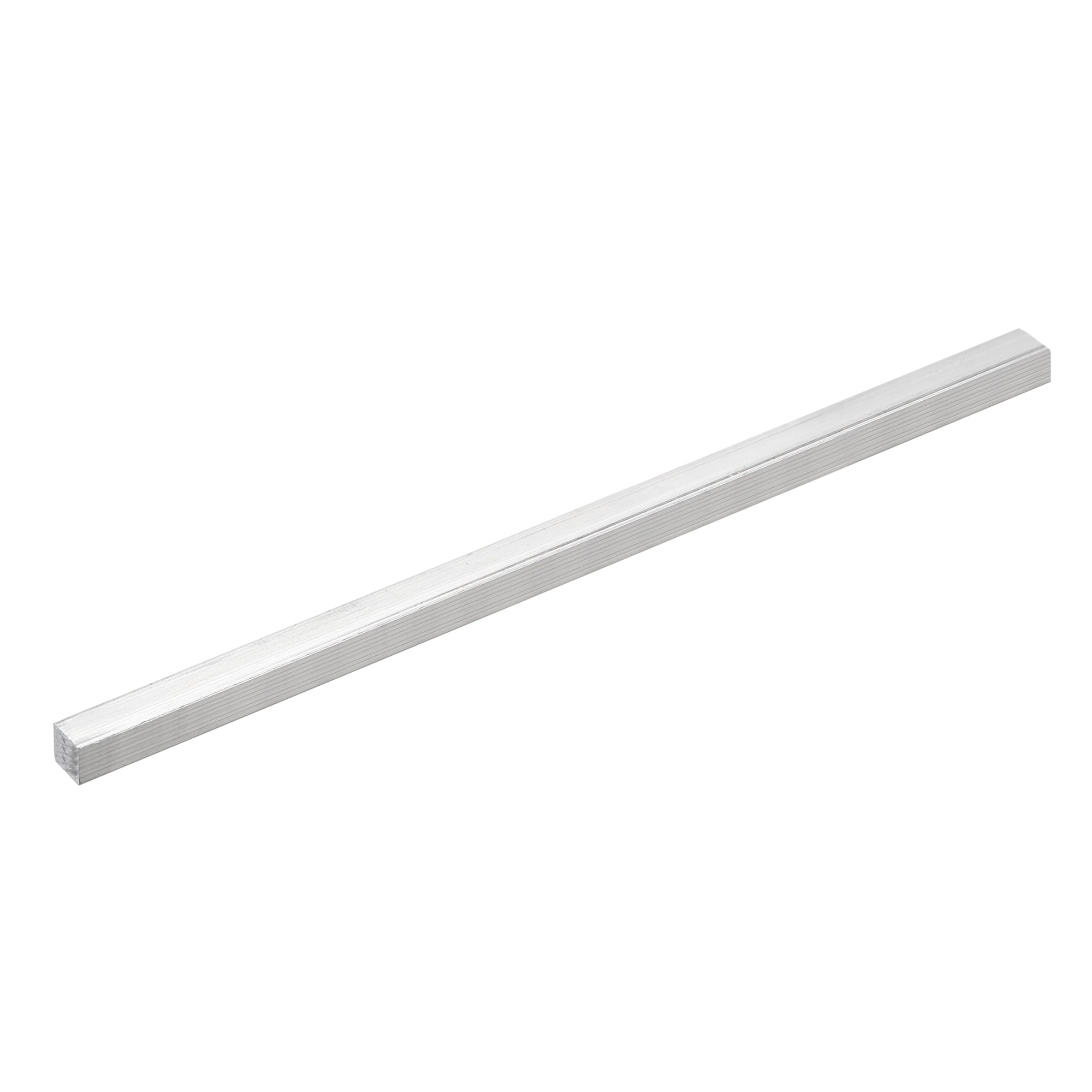 Uxcell Square Aluminum Flat Bar, 3/8" Thick 0.4" Width 10" Length ...