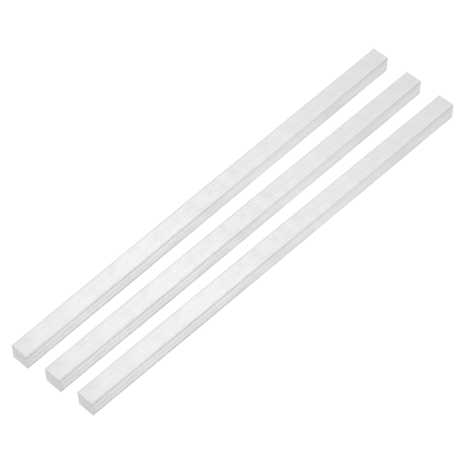 Uxcell Square Aluminum Flat Bar, Square Aluminum Bar 6061 Aluminum Flat ...