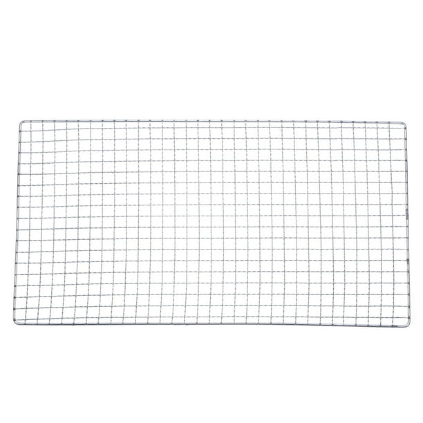 Uxcell Square BBQ Grill Net 17.3"x11.6" Electroplated Stainless Steel ...
