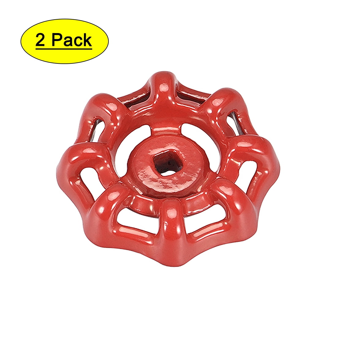 Uxcell Square Broach 5x5mm Wheel 45mm Uxcell Faucet Round Wheel Handle ...