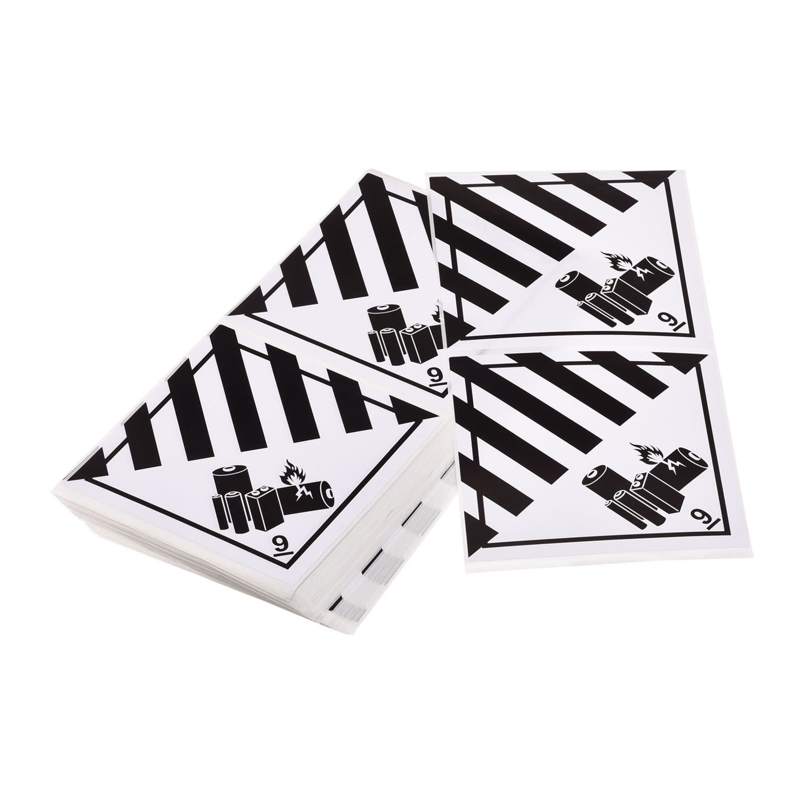 Uxcell Square Class 9 UN3480 Batteries Labels 200pack - Walmart.com