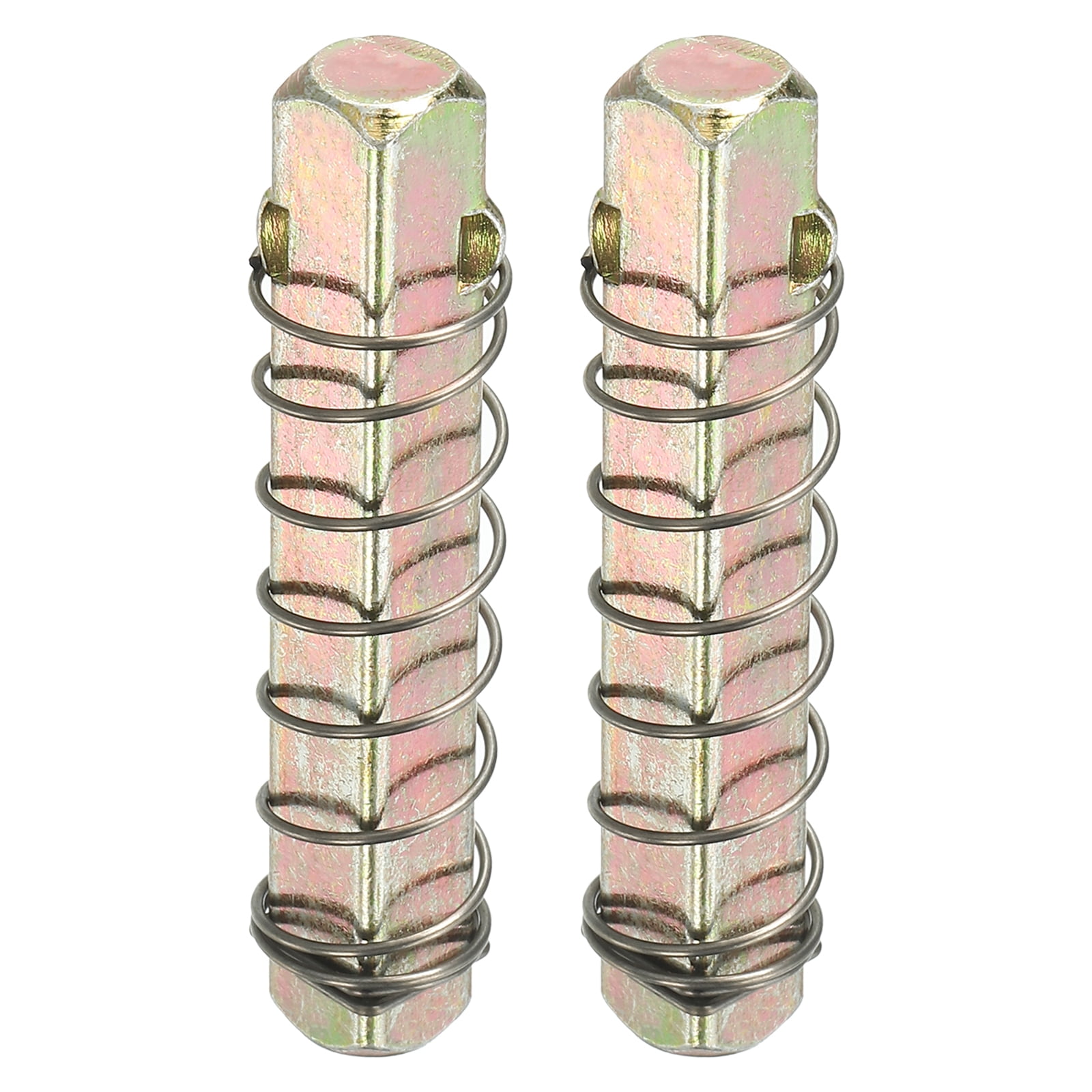 Uxcell Square Door Knob Spindle 55x8mm with Compression Spring, 2 Pack ...
