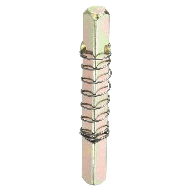Uxcell Square Door Knob Spindle 80x8mm with Compression Spring, 1 Pack ...
