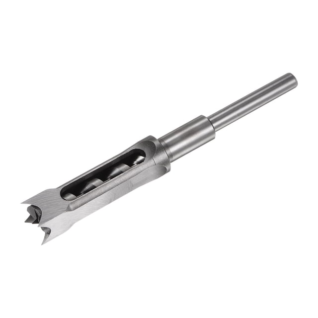 Uxcell Square Hole Drill Bit for Wood 7/8" Hollow Chisel Mortiser Auger ...