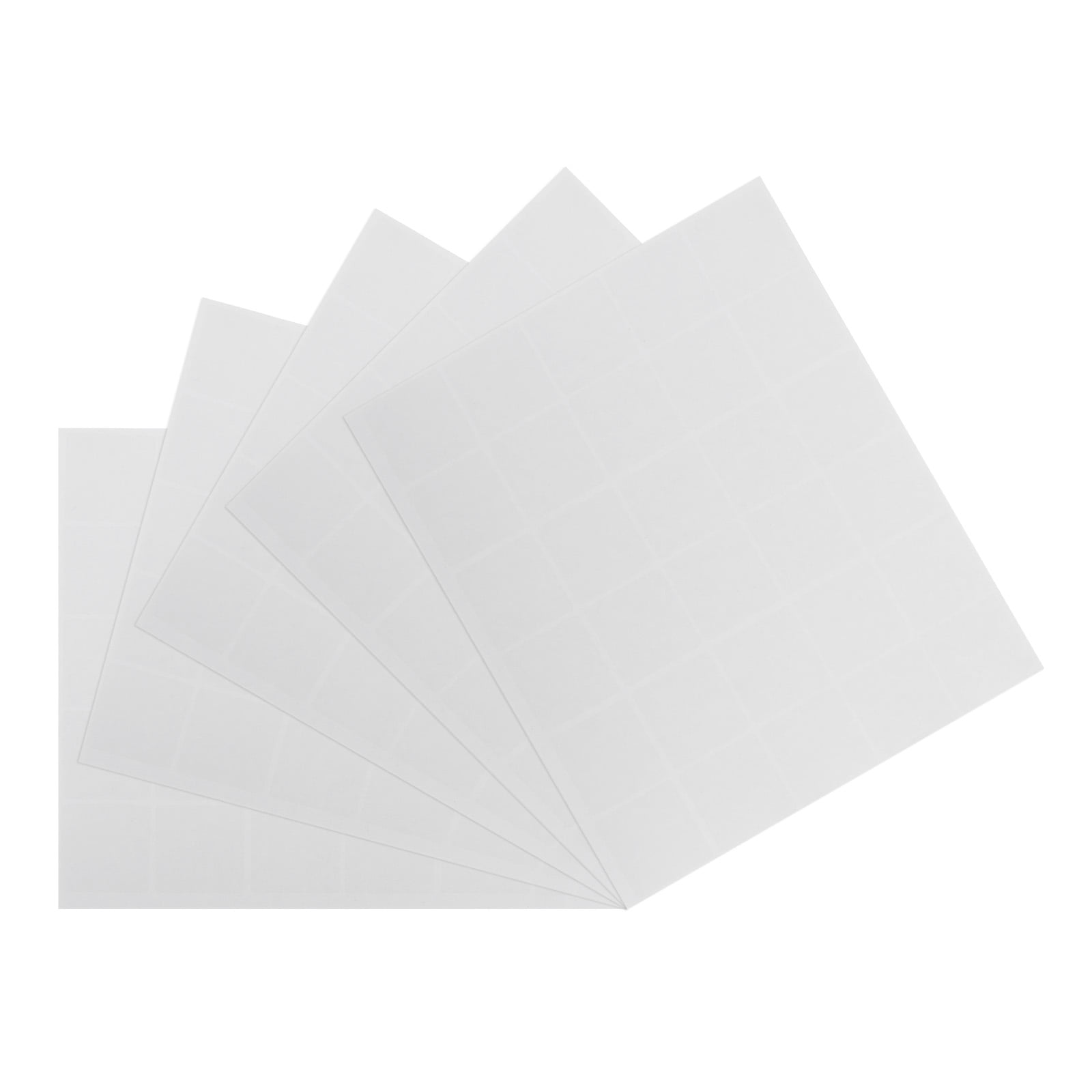 Uxcell Square Label Protectors Waterproof Transparent 1.6"x1.6" 1000 ...