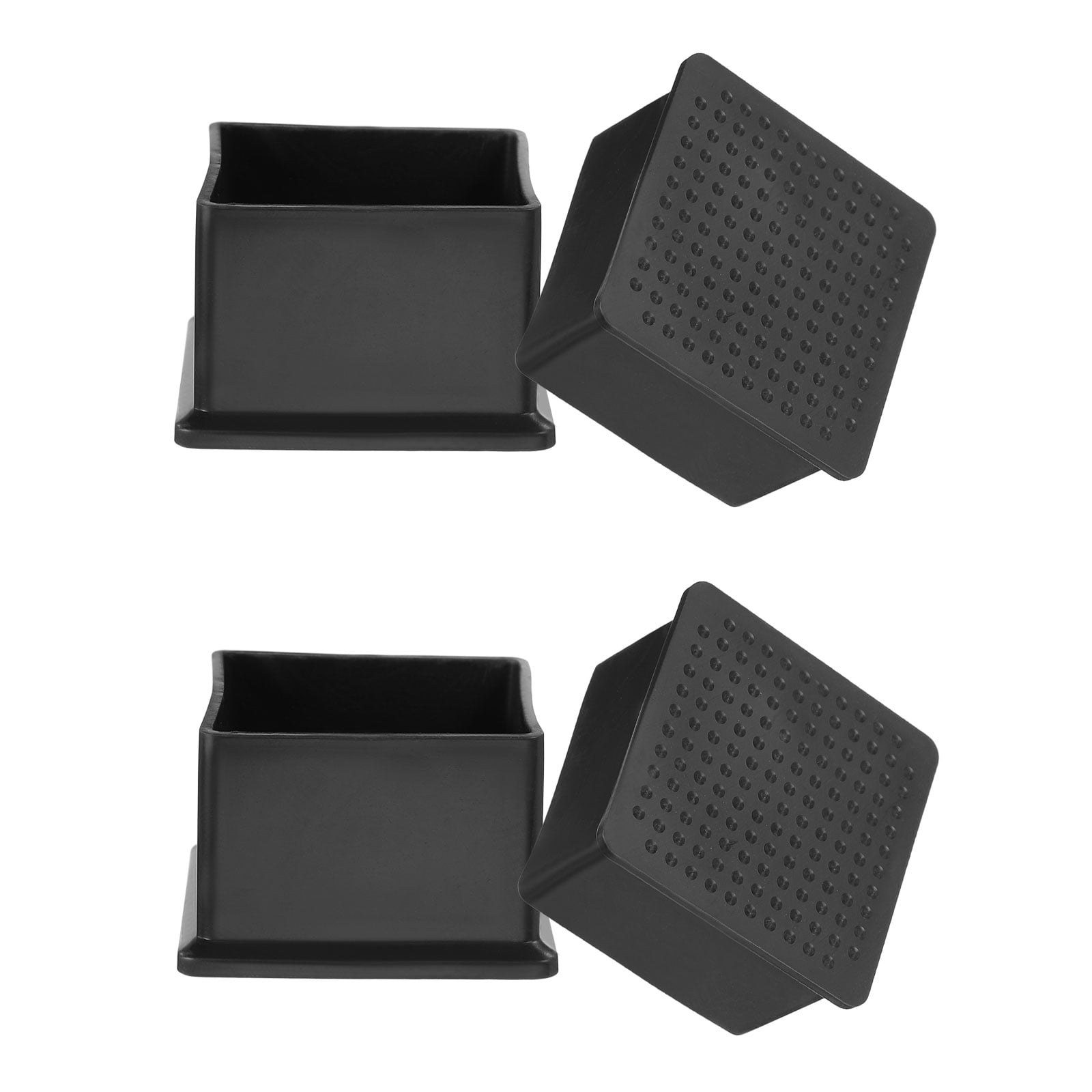 Uxcell Square Plastic Hole Plugs 2 Inch, 4 Pack Tubing Insert End Cap ...