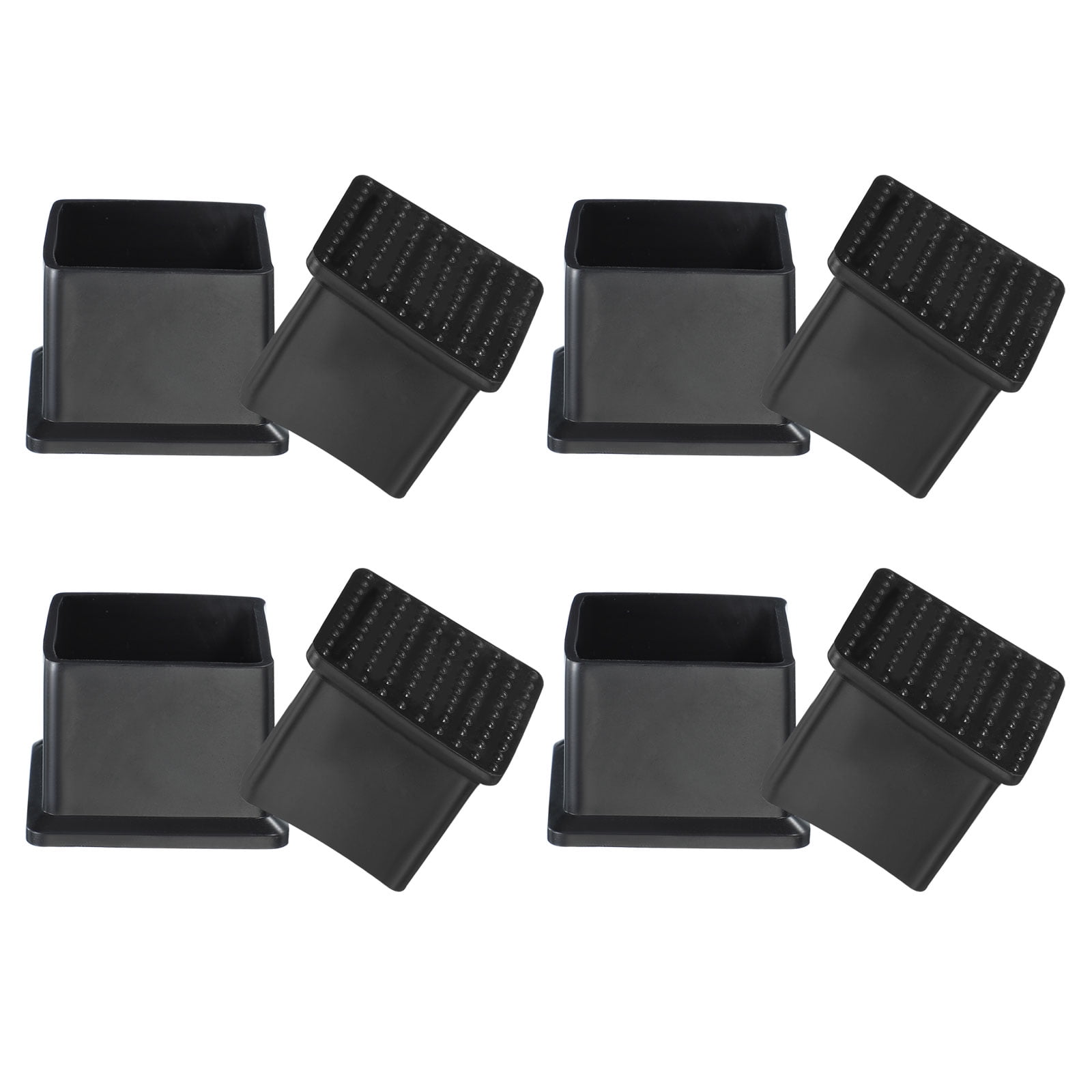 Uxcell Square Plastic Hole Plugs, Tubing Insert End Cap for Rectangle ...