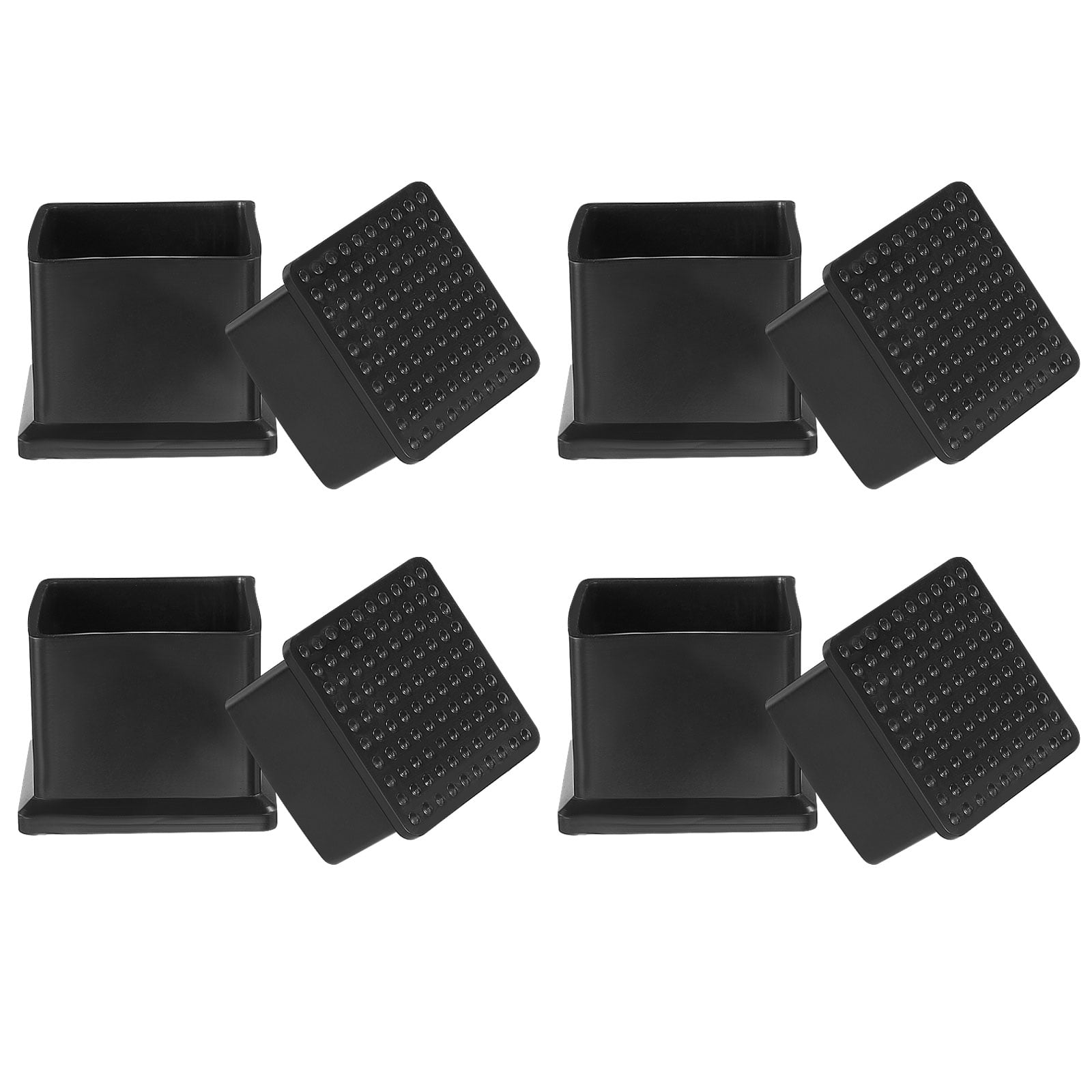 Uxcell Square Plastic Hole Plugs, Tubing Insert End Cap for Rectangle ...