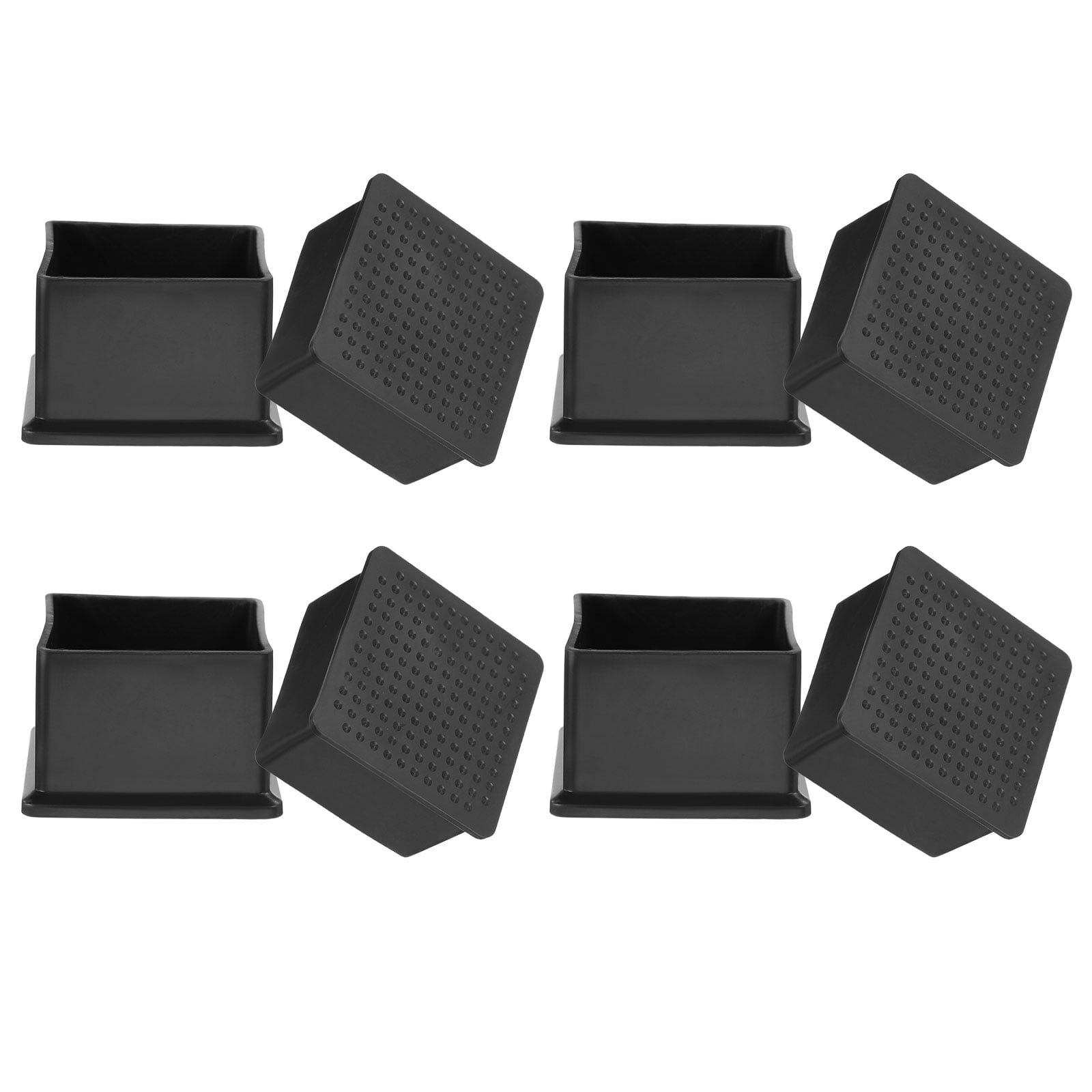 Uxcell Square Plastic Hole Plugs, Tubing Insert End Cap for Rectangle ...