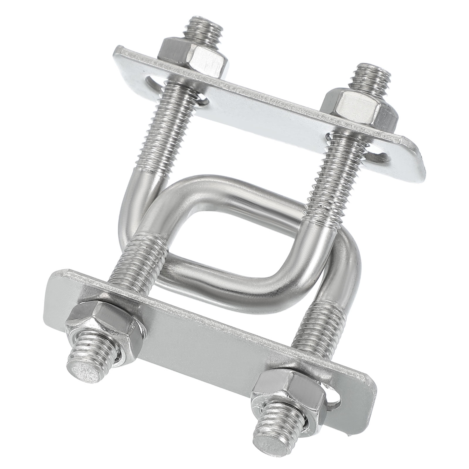 Uxcell Square U-Bolts, Square Bend U-Bolt Stainless Steel Pole U Bolt ...
