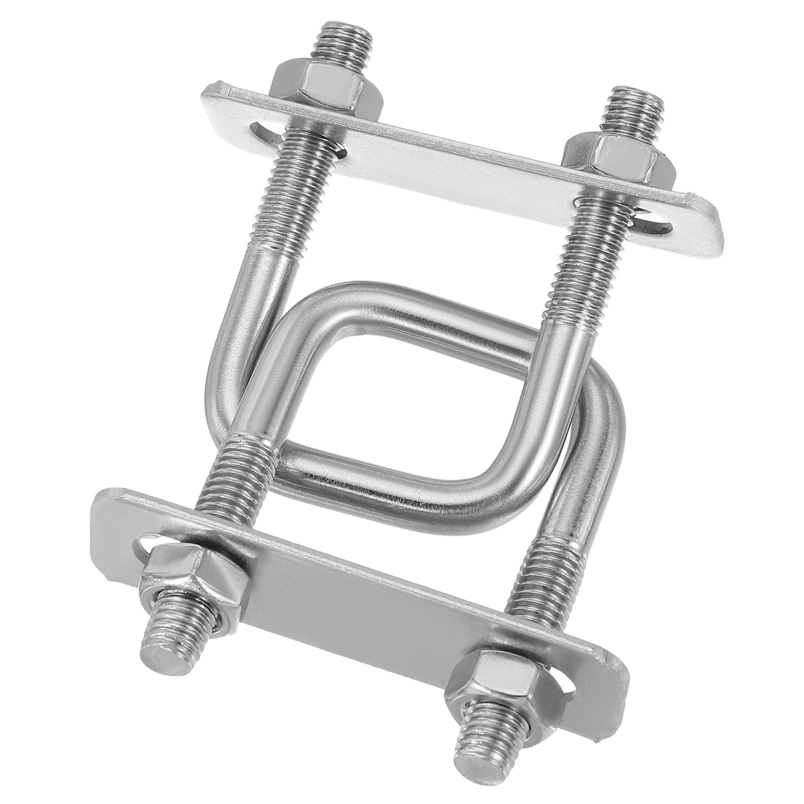 Uxcell Square U-Bolts, Square Bend U-Bolt Stainless Steel Pole U Bolt ...