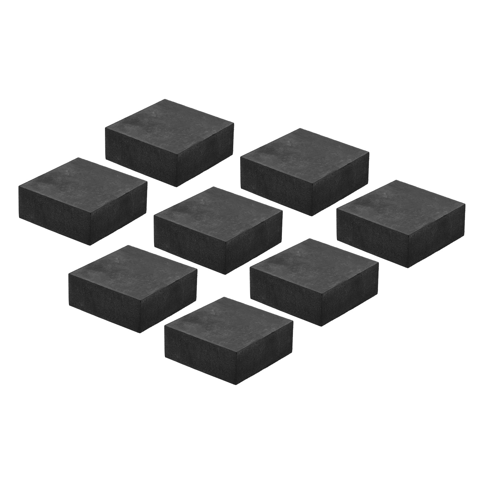 Uxcell Square Vibration Isolation Mats 1.97 " x 1.97 " x 0.8", Black ...