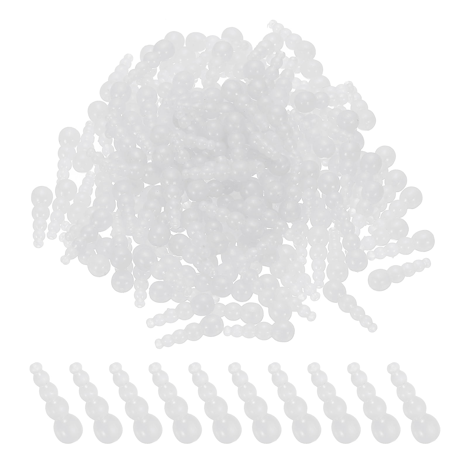 Uxcell Stacked Fishing Beads, Plastic Fishing Bead Trout Beads Tackle ...