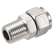 Uxcell Hose Barb Fitting 19.7mm Barbed G1/2 Male Thread, 2 Pack Pipe Connector, Grey - Walmart.com