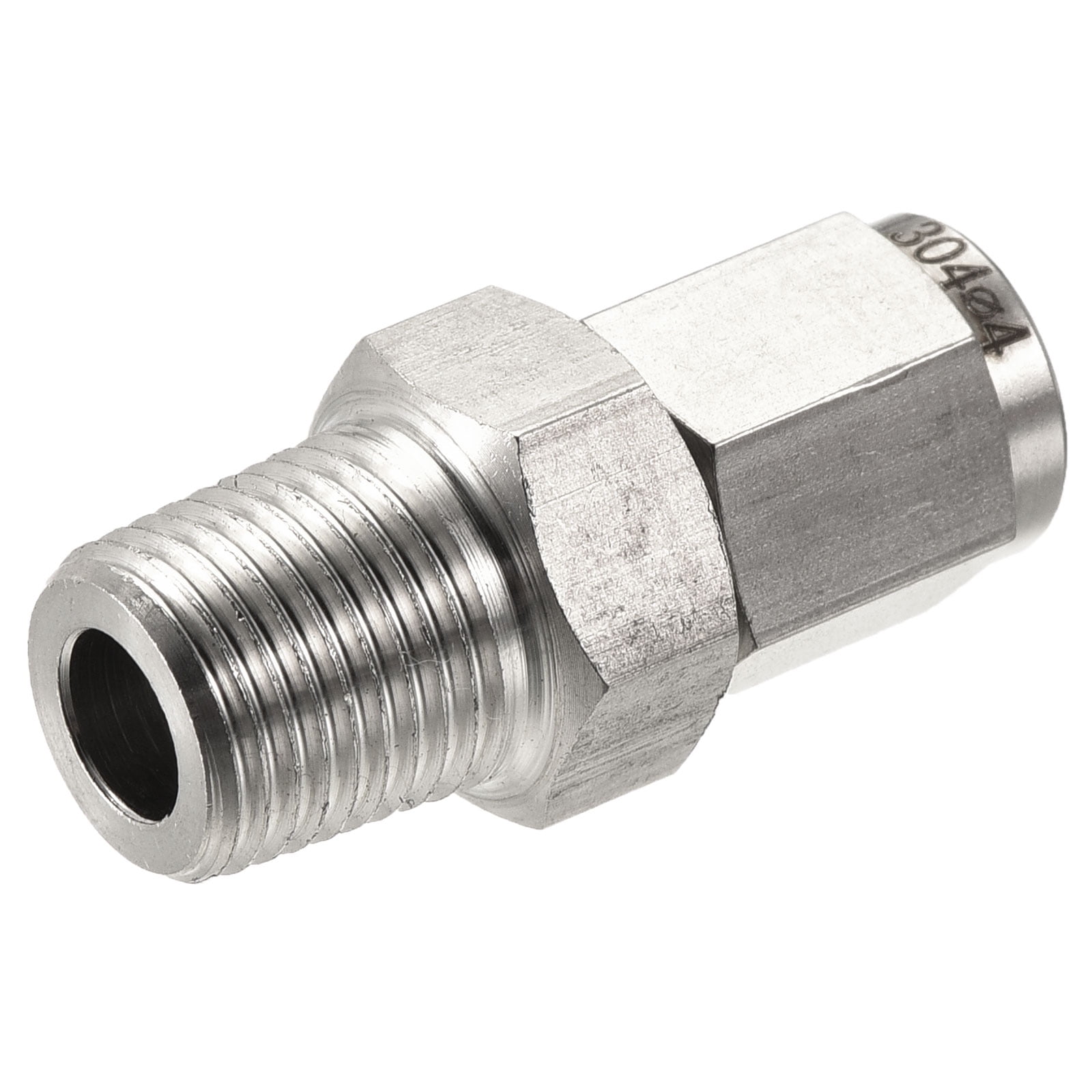 Uxcell Stainless Steel 1/8PT Male Thread x 4mm OD Tube Compression Tube Fitting - Walmart.com