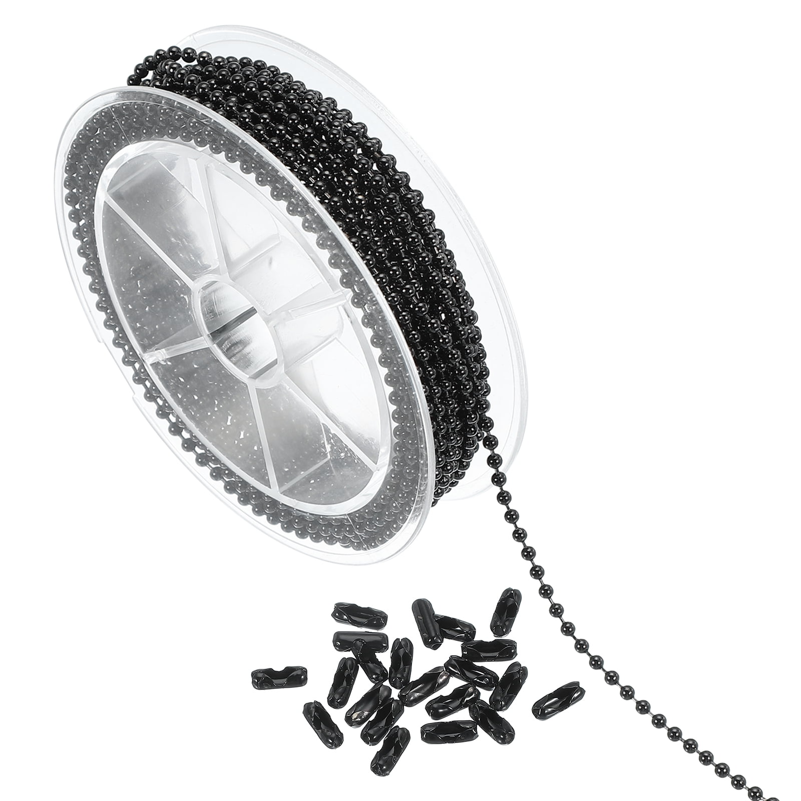 Uxcell Stainless Steel Ball Chain, Dog Tag Chain Bulk Beaded Necklace ...