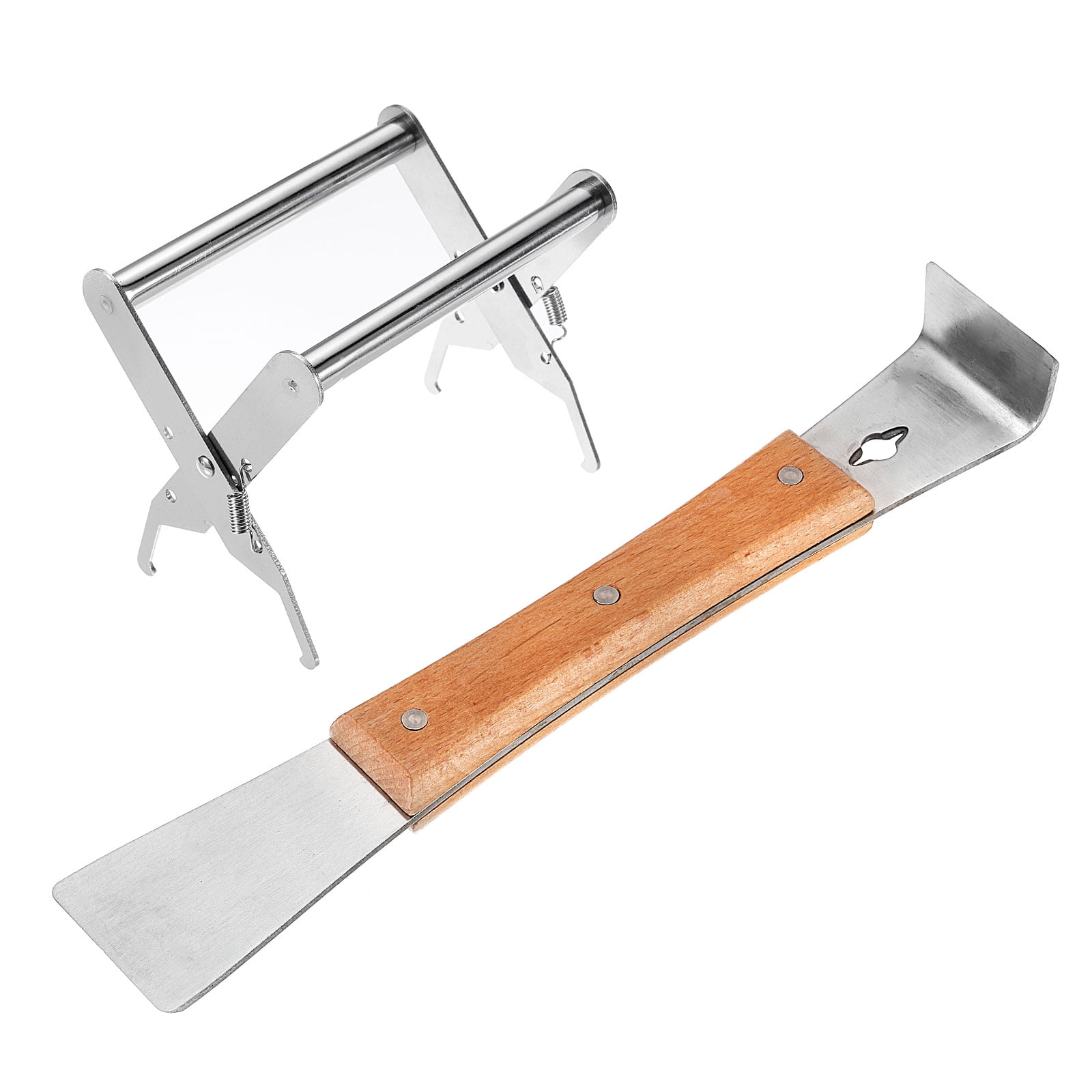 Uxcell Stainless Steel Beehive Tool Set, Frame Grip and 310mm Bar ...
