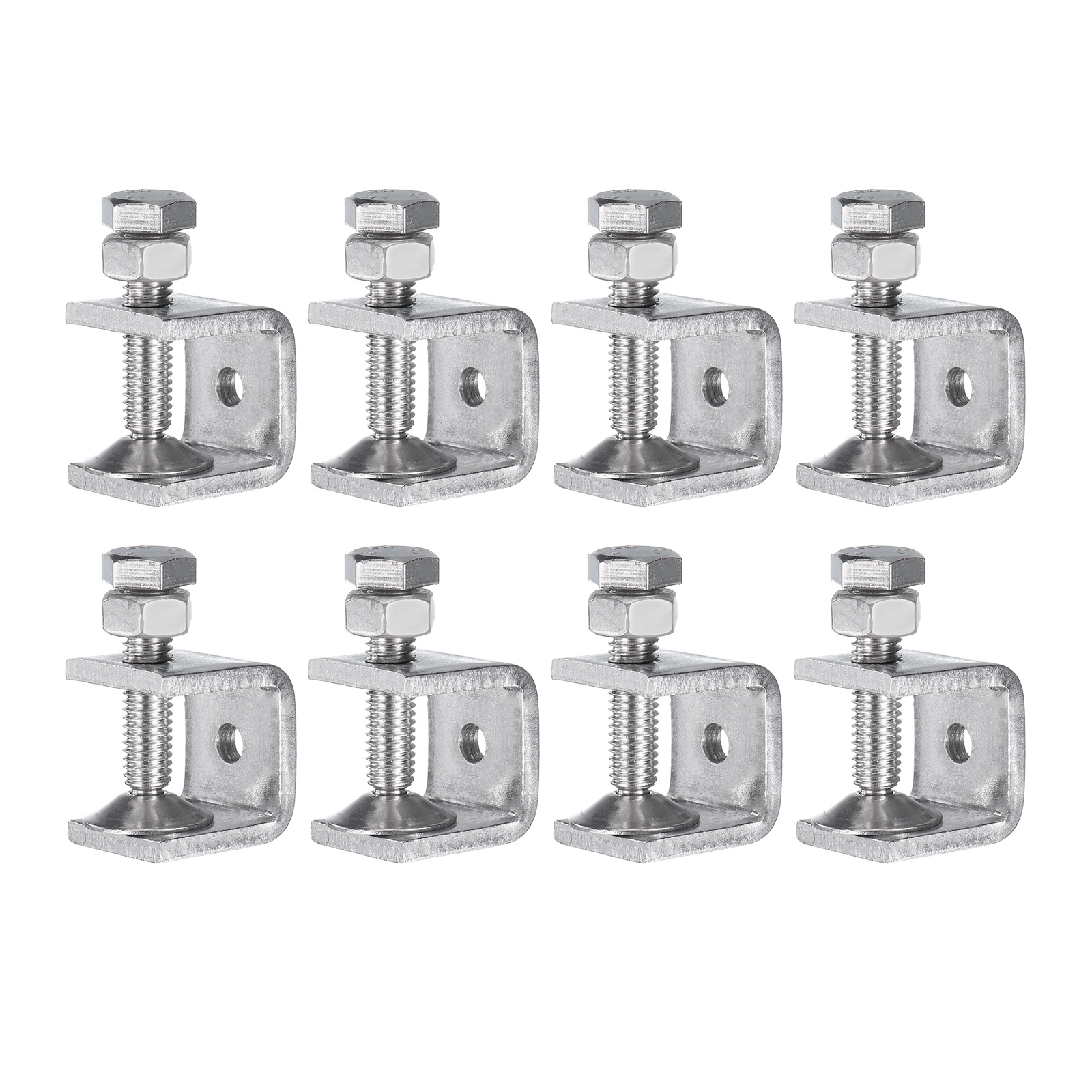 Uxcell Stainless Steel C-Clamp 0.55 Inch Wide Jaw Opening 0-14mm ...