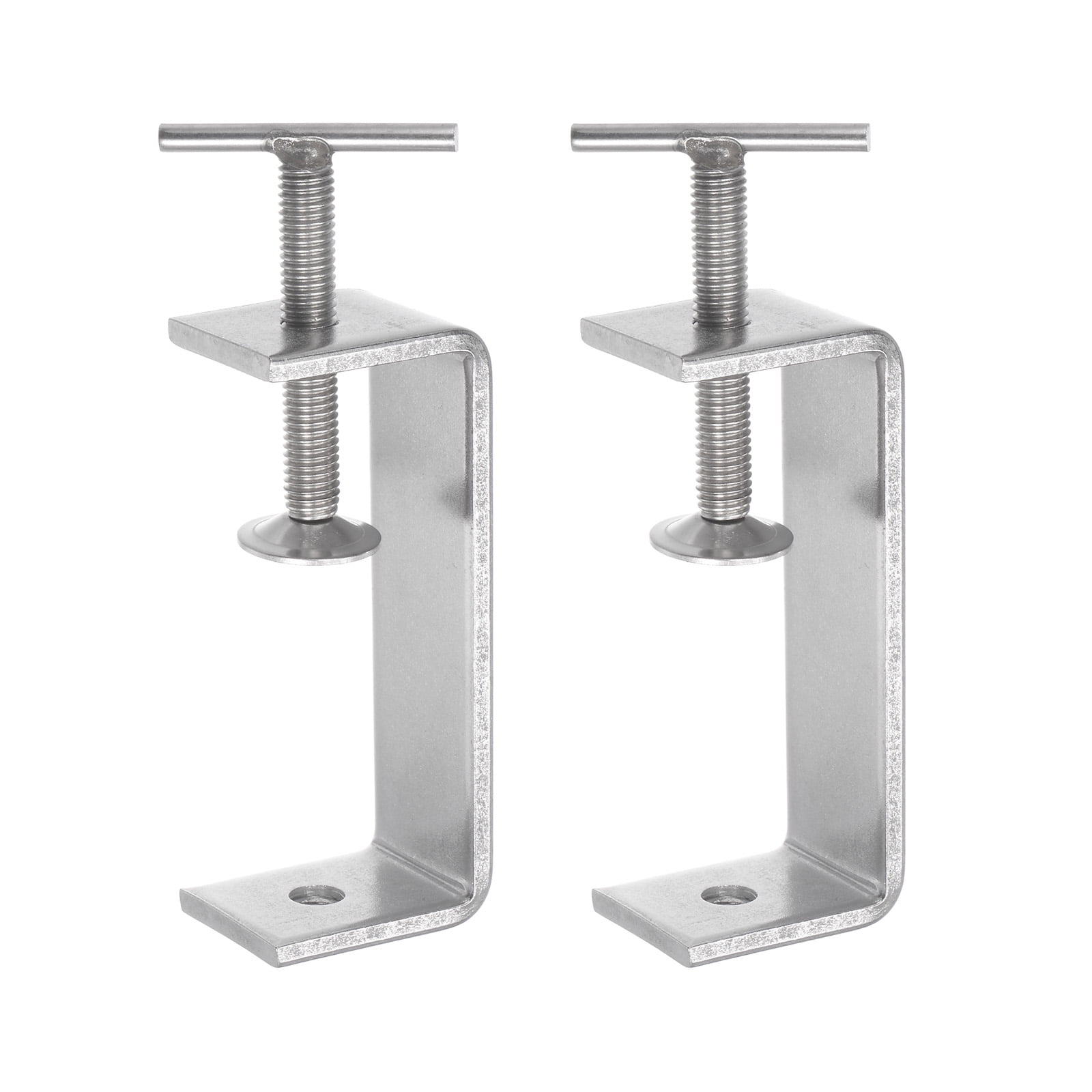 Uxcell Stainless Steel C-Clamp 2.28 Inch Wide Jaw Opening 38-87mm Range ...