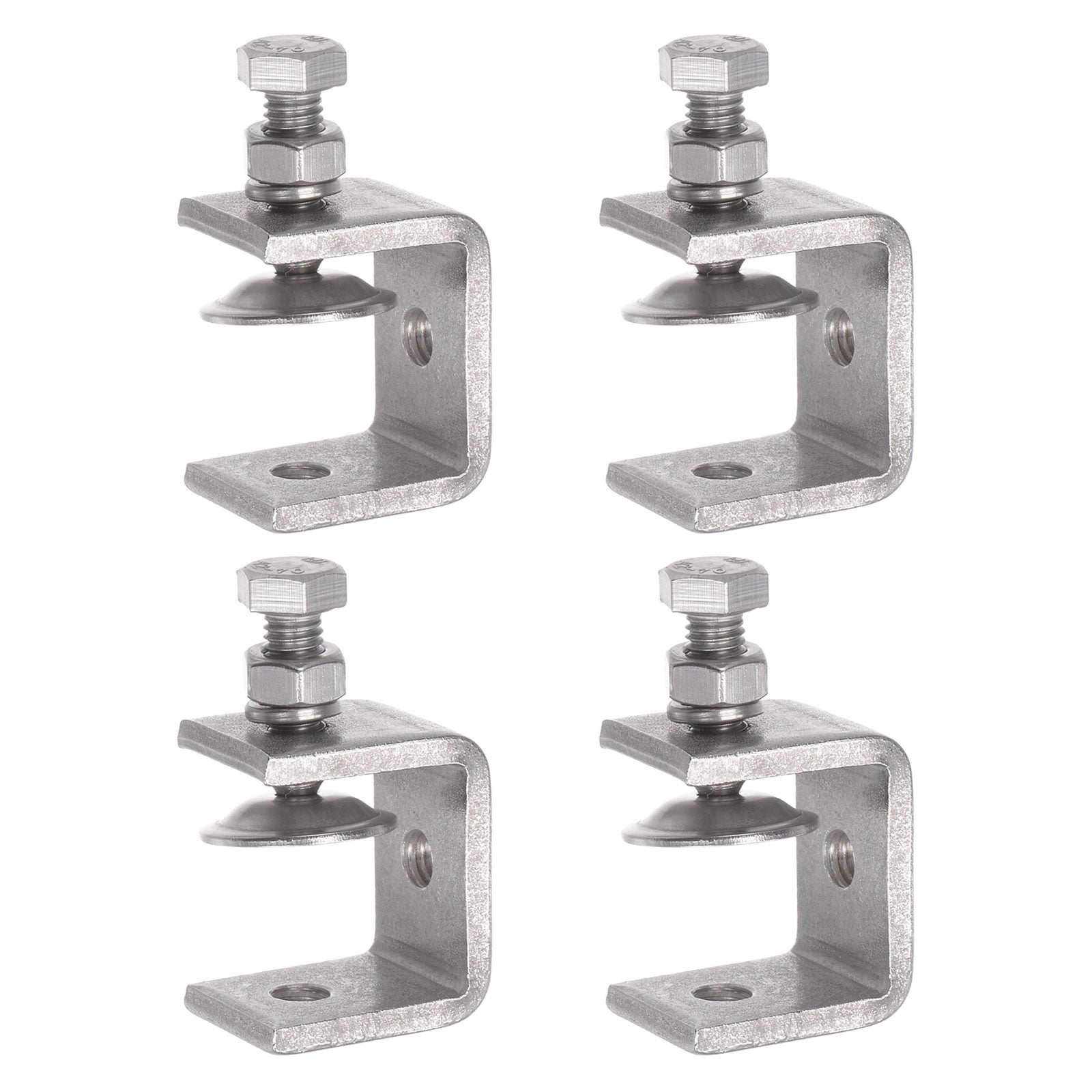 Uxcell Stainless Steel C-Clamp with 30mm Wide Jaw Opening for ...