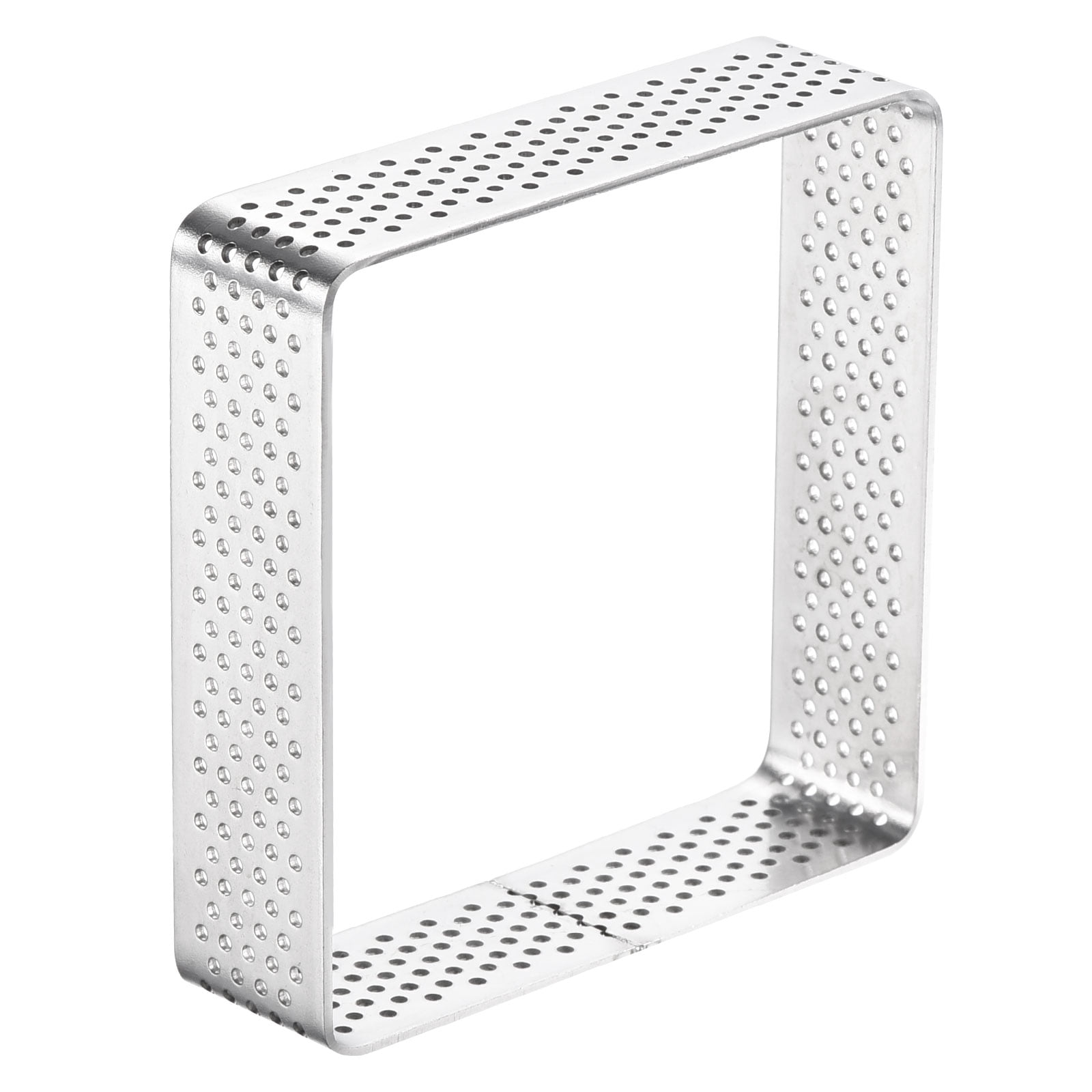 Uxcell Stainless Steel Cake Rings, 2.95 inch Perforated Cake Mousse ...