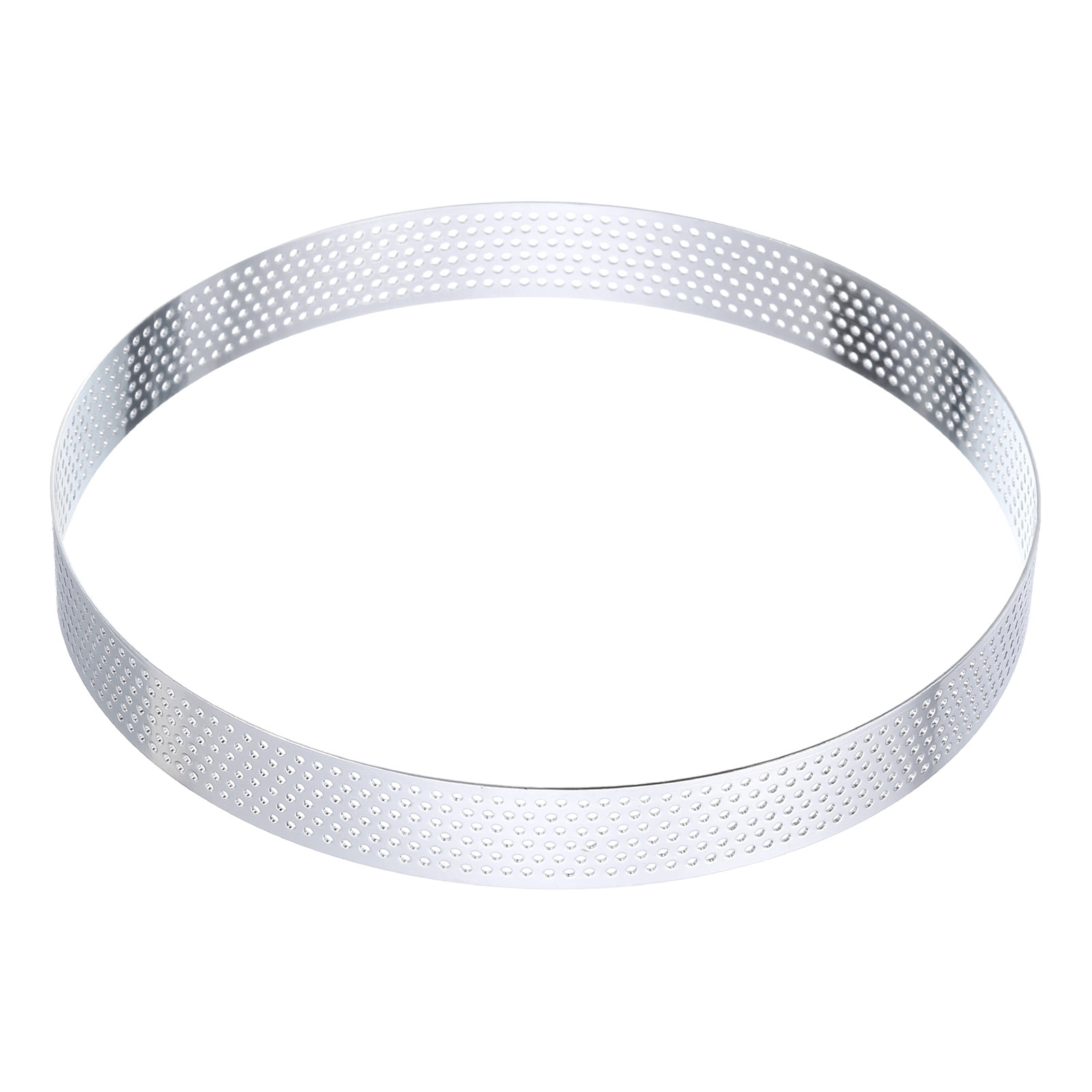 Uxcell Stainless Steel Cake Rings 6.7" Round Perforated Metal Circle ...