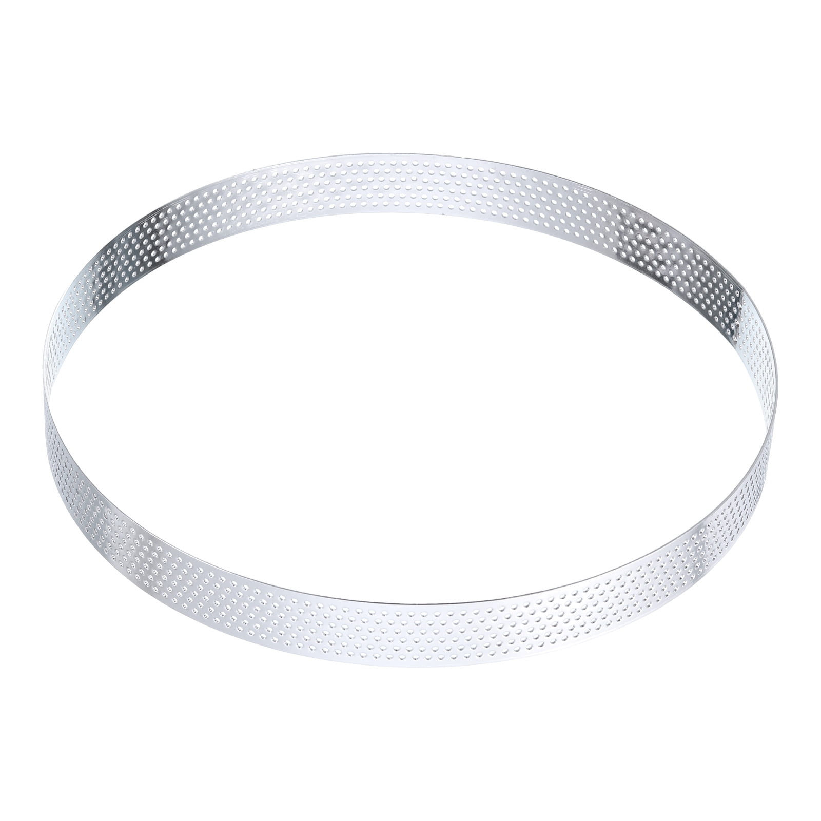 Uxcell Stainless Steel Cake Rings 7.1" Round Perforated Metal Circle ...