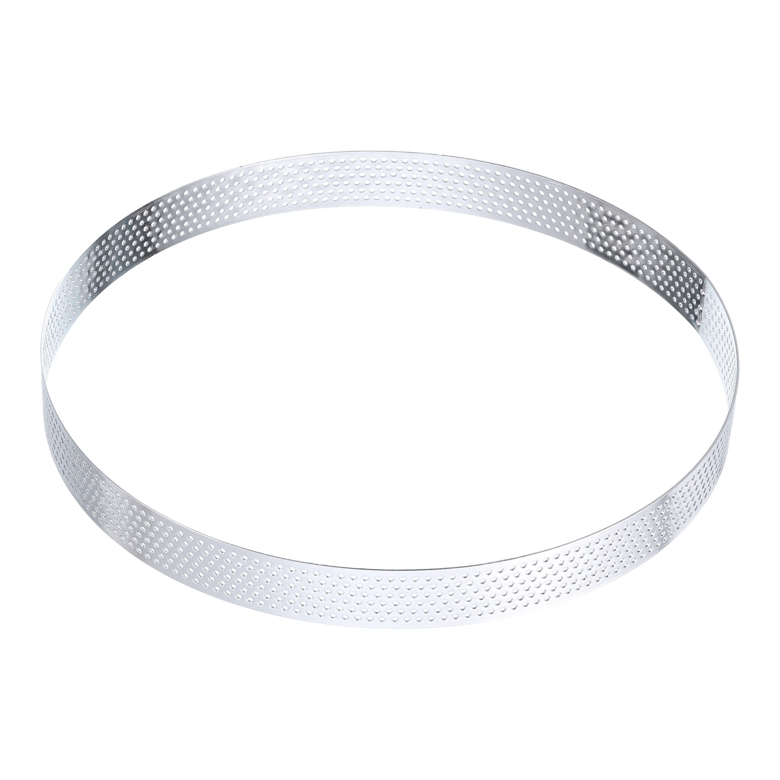 Uxcell Stainless Steel Cake Rings 7.5" Round Perforated Metal Circle ...