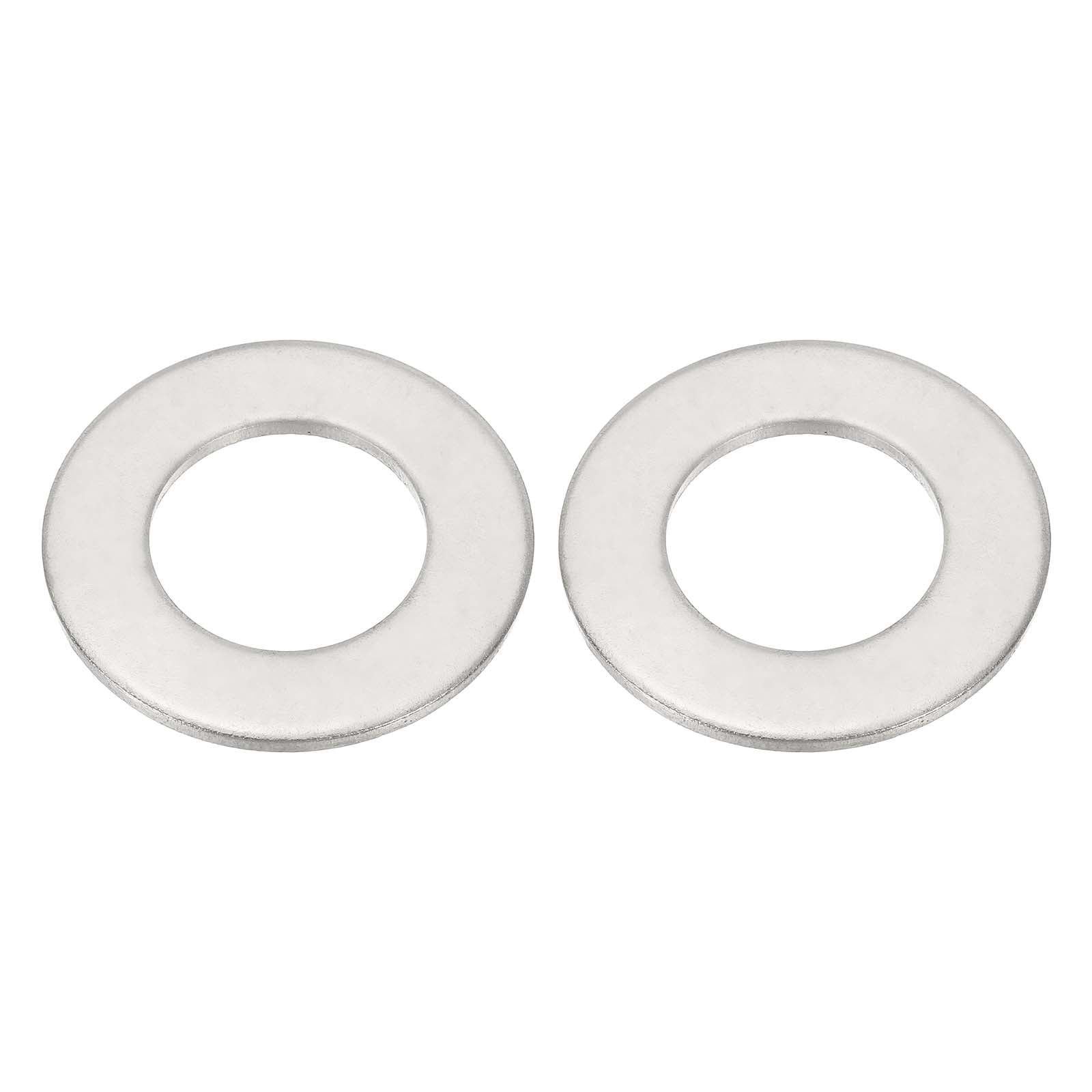 Uxcell Stainless Steel Flat Washers, Round Metal Washer Small Spacer ...