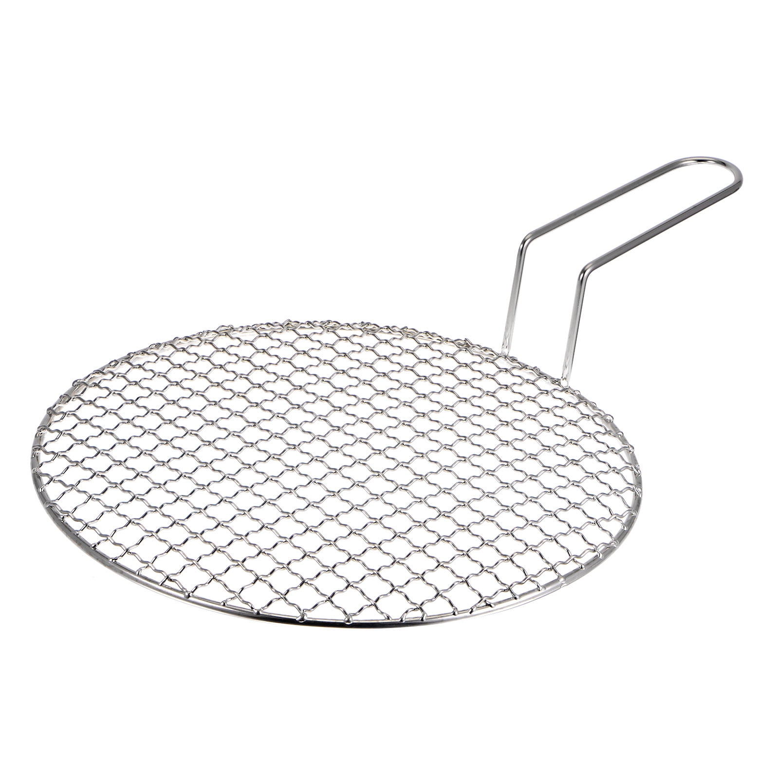 Uxcell Stainless Steel Grill, 10.2-inch Round Barbecue Net BBQ Grill ...
