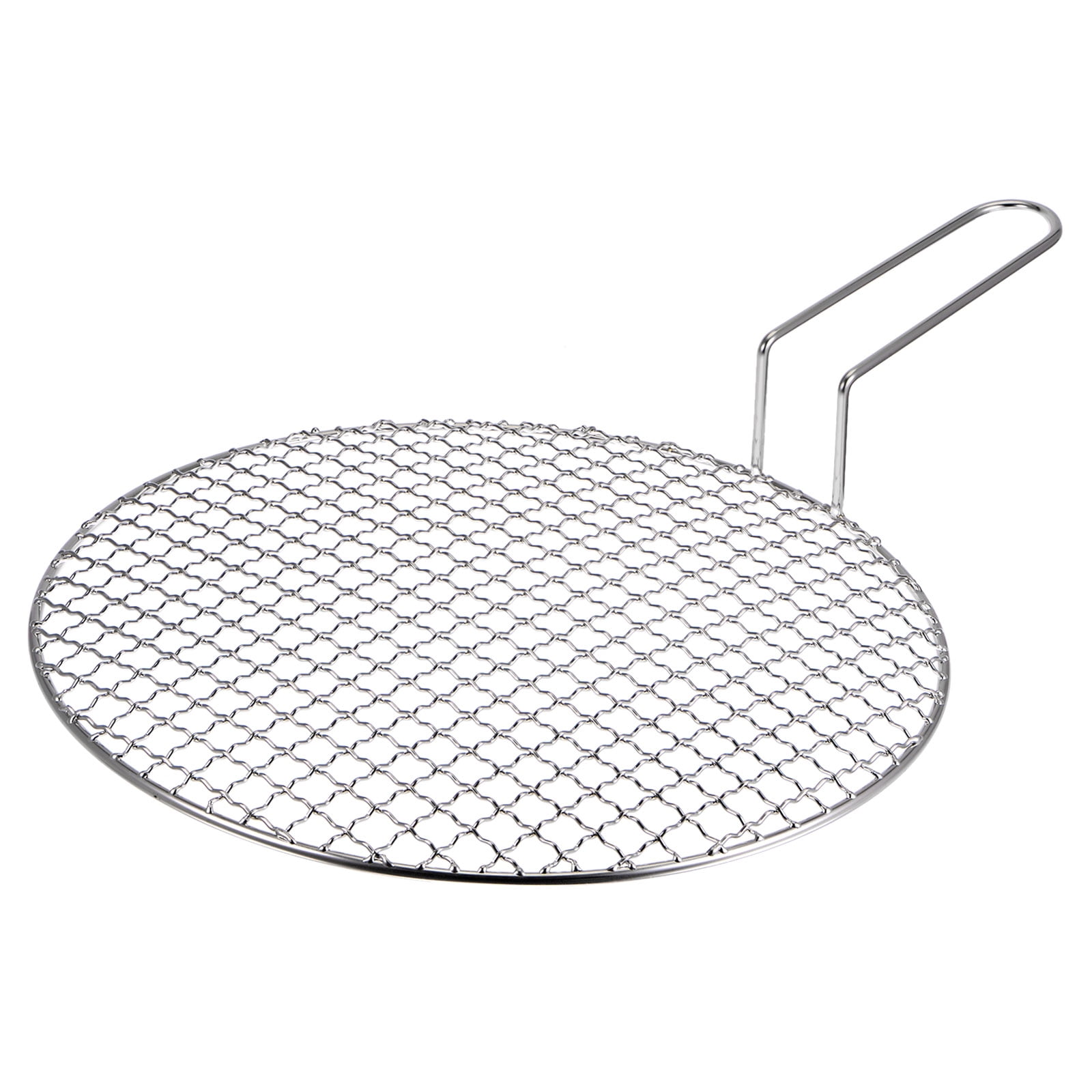 Uxcell Stainless Steel Grill, 12-inch Round Barbecue Net BBQ Grill ...
