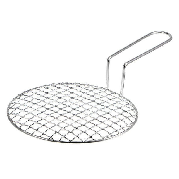 Uxcell Stainless Steel Grill, 7.5-inch Round Barbecue Net BBQ Grill ...