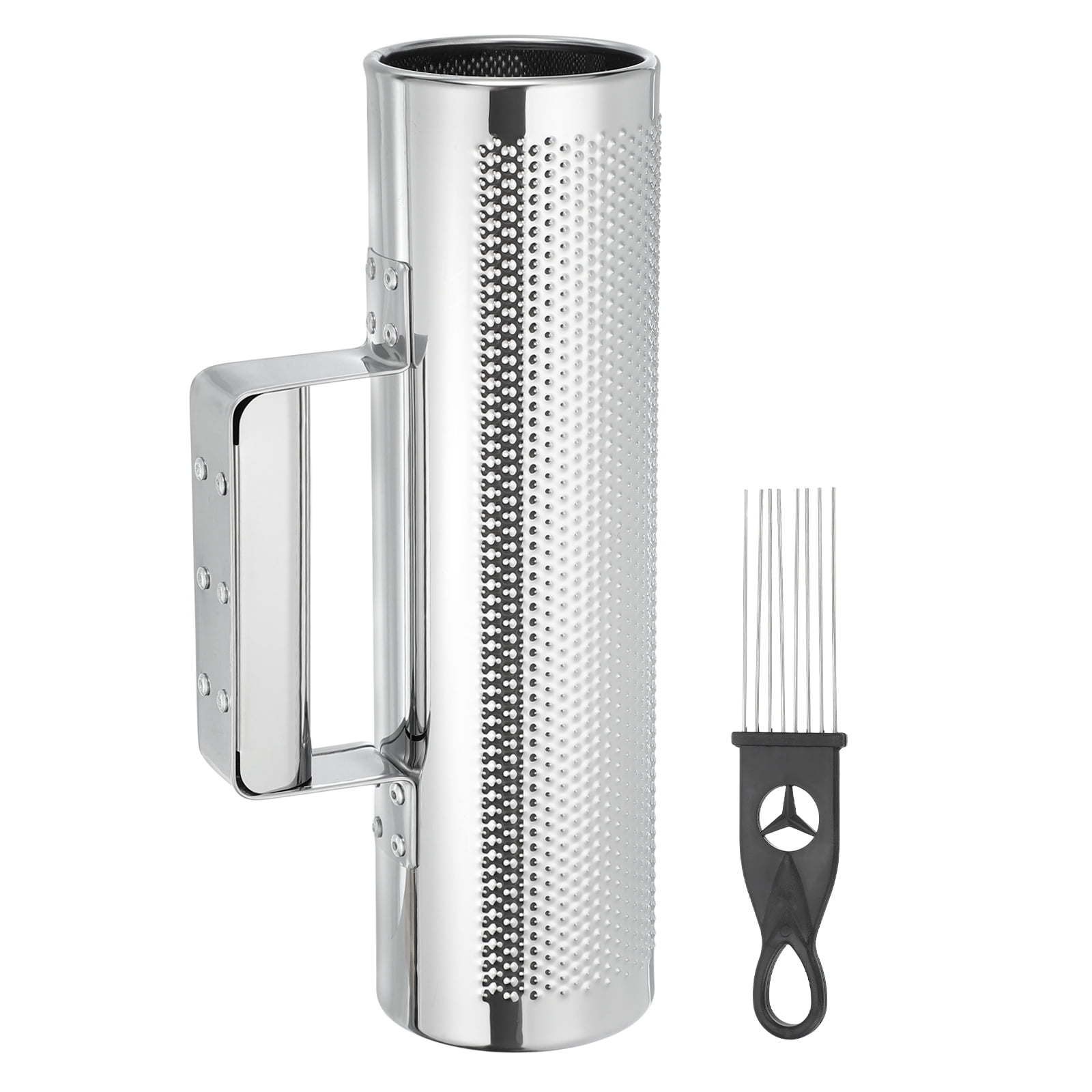 Uxcell Stainless Steel Guiro Shaker Instrument 3" x 10" Latin ...