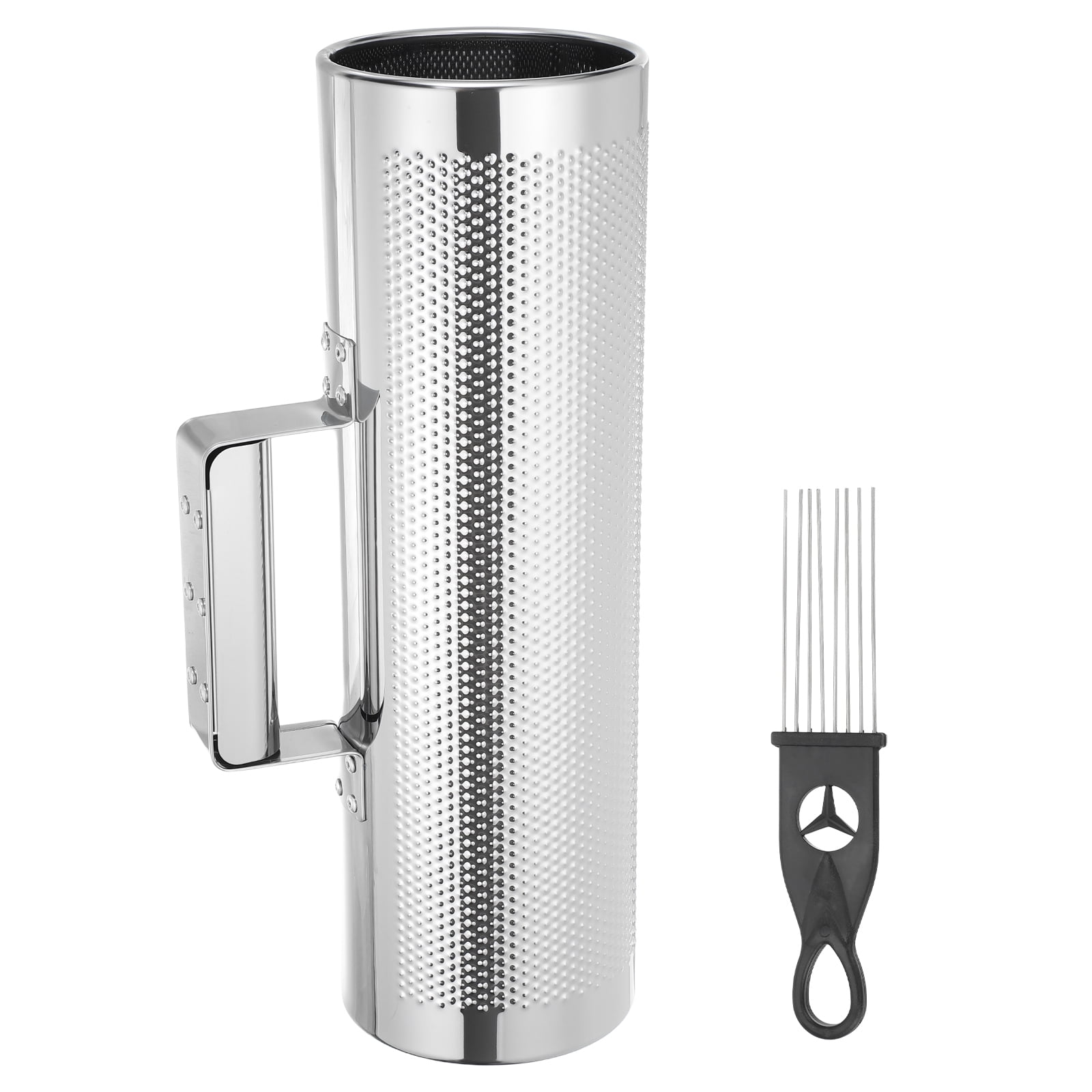 Uxcell Stainless Steel Guiro Shaker Instrument 4" x 12" Latin ...