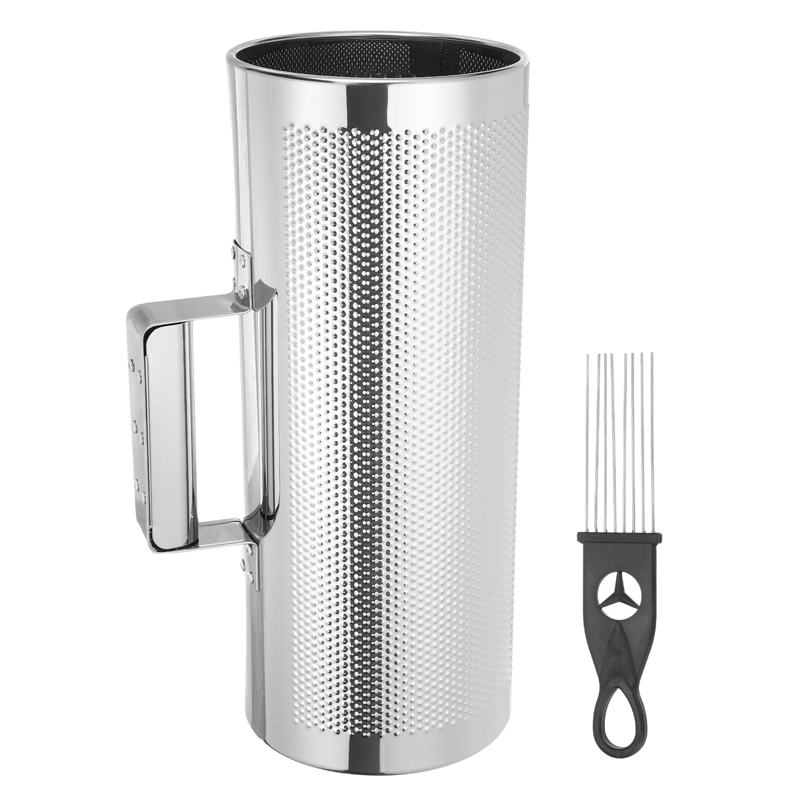 Uxcell Stainless Steel Guiro Shaker Instrument 5" x 12" Latin ...