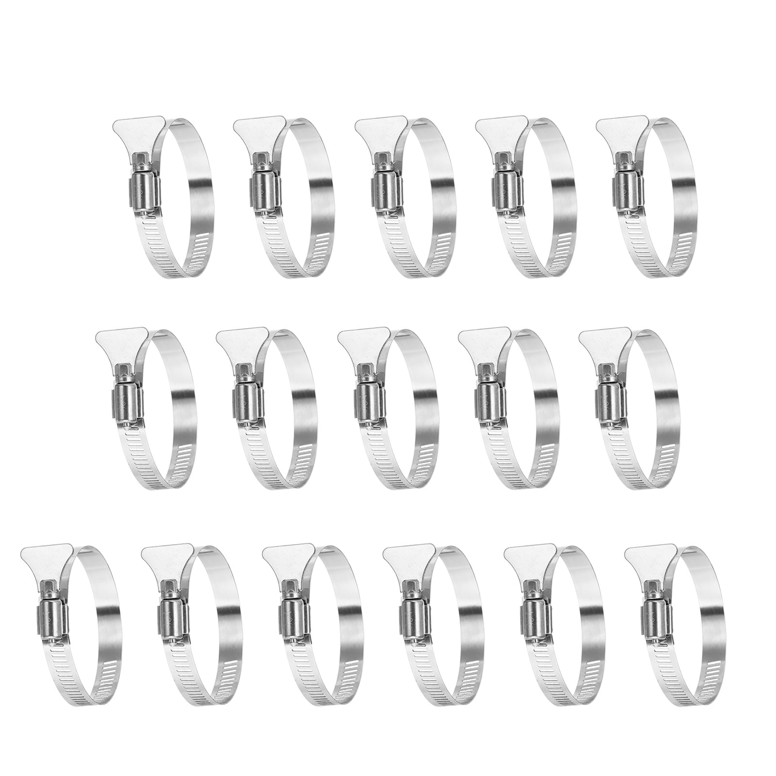 Uxcell Stainless Steel Hose Clamp, 16 Pcs 52-76mm (2.1-3Inch ...