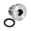 Uxcell M27*1.5 Internal Hex Head Pipe Fitting Plug, Male Thread 45 ...