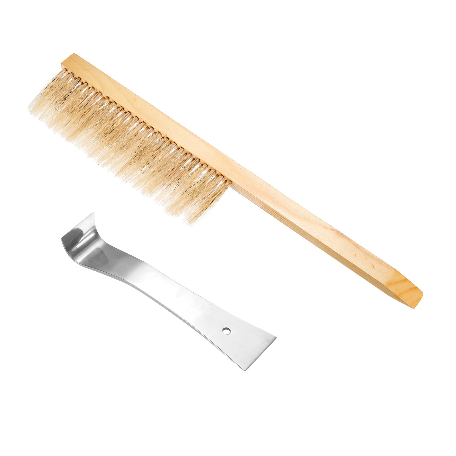 Uxcell Stainless Steel Lifter Scraper, Beehive Brush with Plastic ...