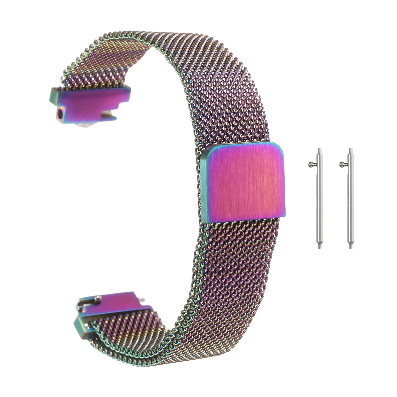 Uxcell Stainless Steel Mesh Watch Band 12mm Quick Release Metal ...