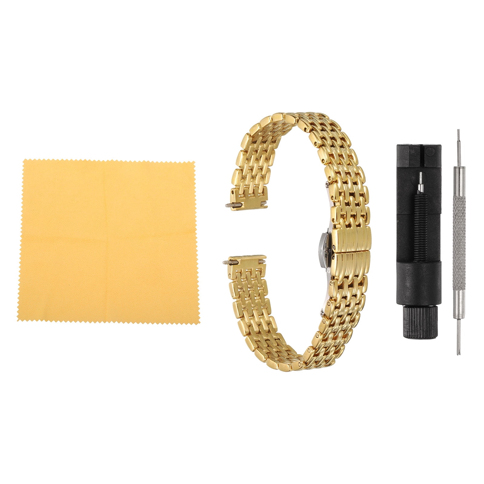 Uxcell Stainless Steel Mesh Watch Band 12mm Quick Release Metal Watch ...