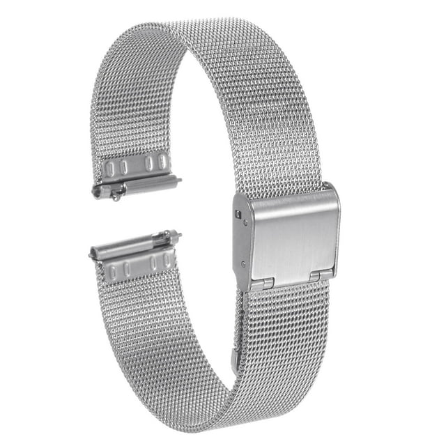 Uxcell Stainless Steel Mesh Watch Band 14mm Quick Release Adjustable ...
