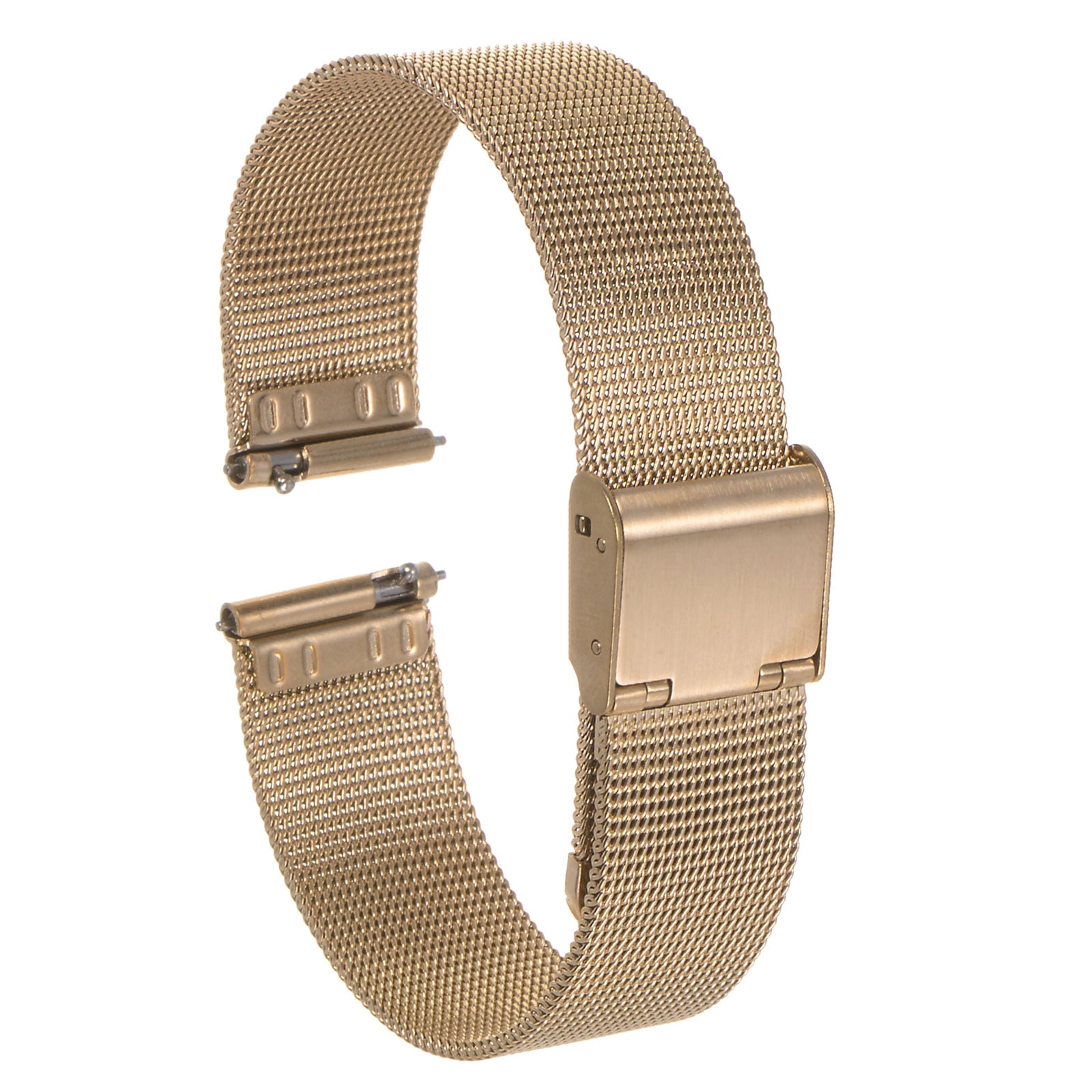 Uxcell Stainless Steel Mesh Watch Band 14mm Quick Release Adjustable ...