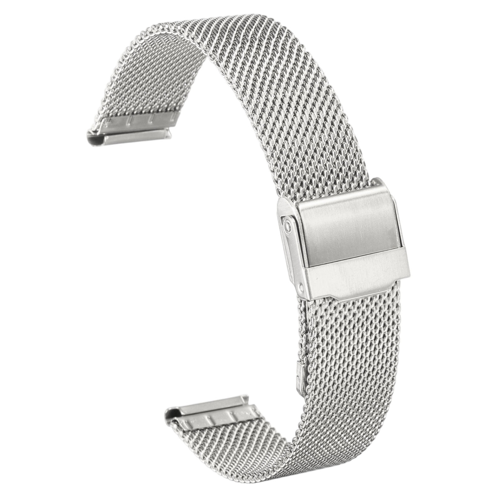 Uxcell Stainless Steel Mesh Watch Band 16mm Quick Release Adjustable ...